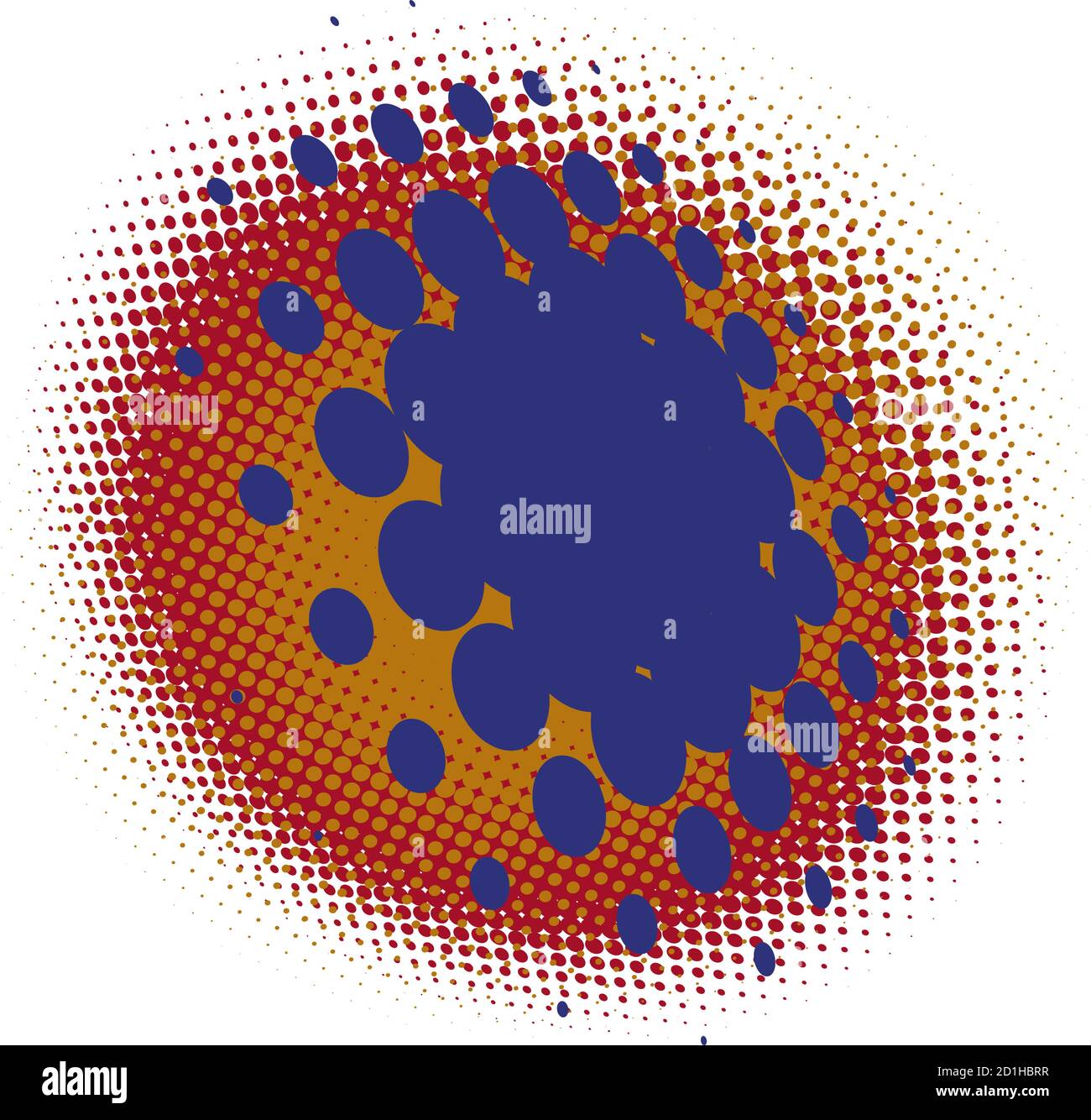 Comic ink splatter colorful halftone vector pattern,texture design ...