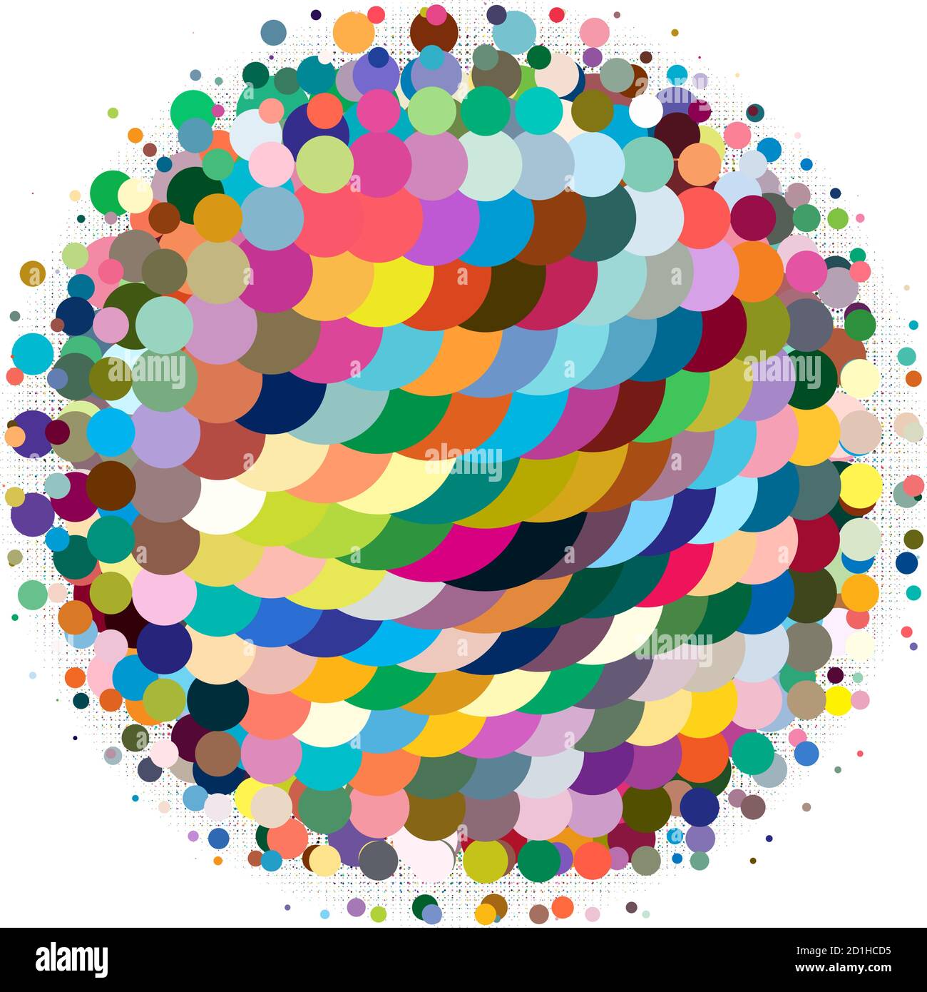 Halftone (half-tone) element. Dots, circles, speckles and freckles ...