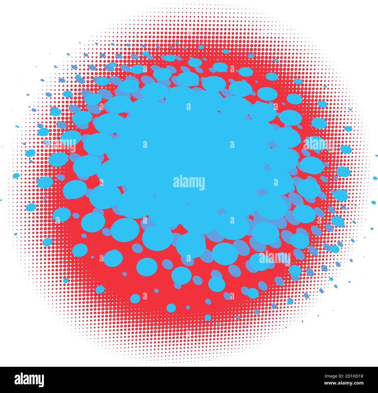 Comic ink splatter colorful halftone vector pattern,texture design ...