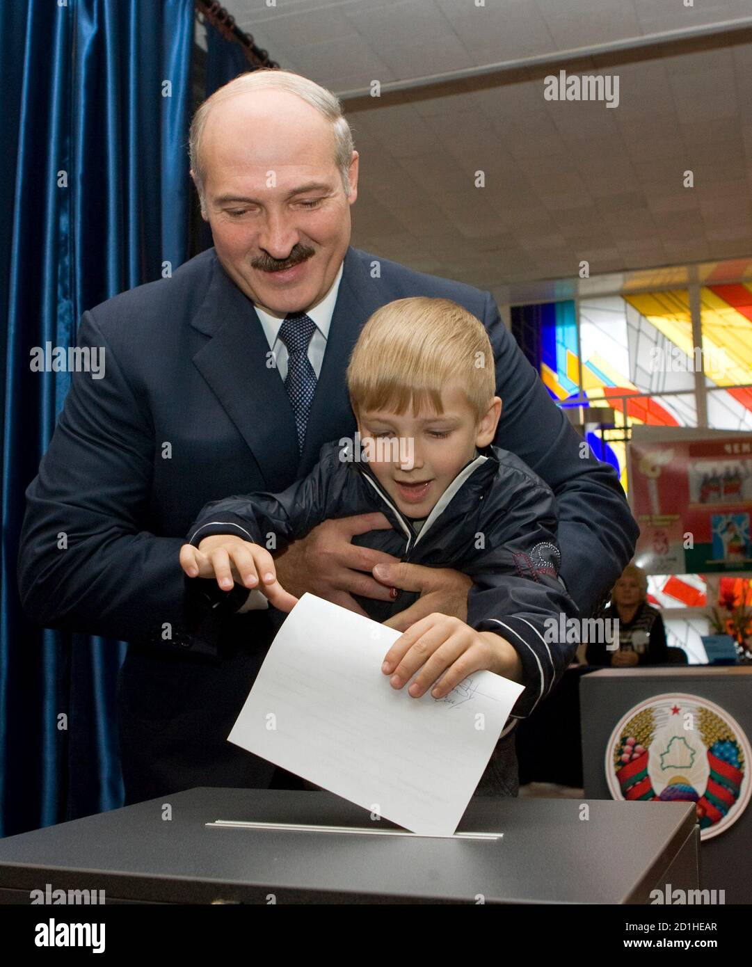 Belarus president alexander lukashenko son hi-res stock photography and images - Alamy