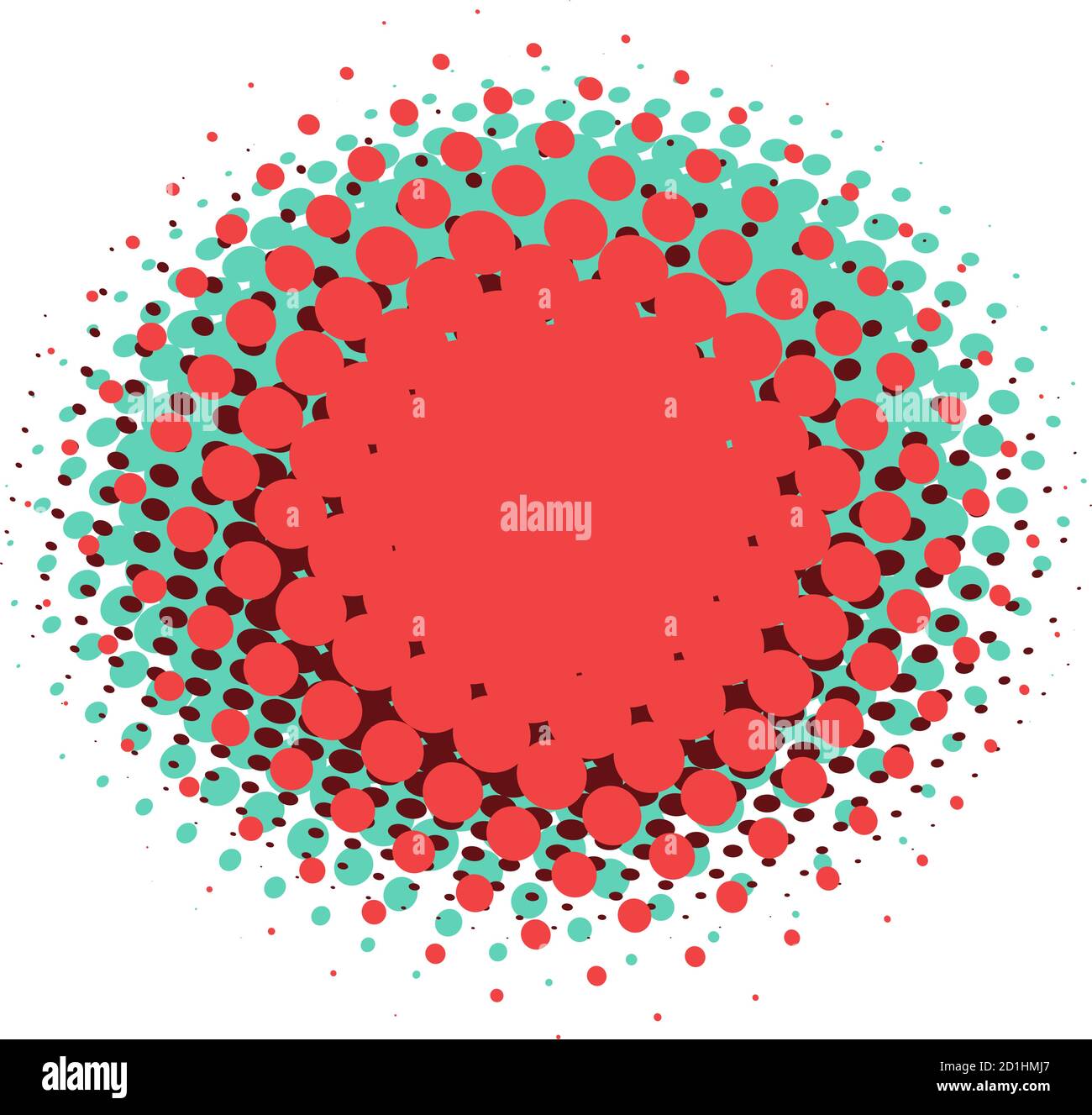 Comic ink splatter colorful halftone vector pattern,texture design ...