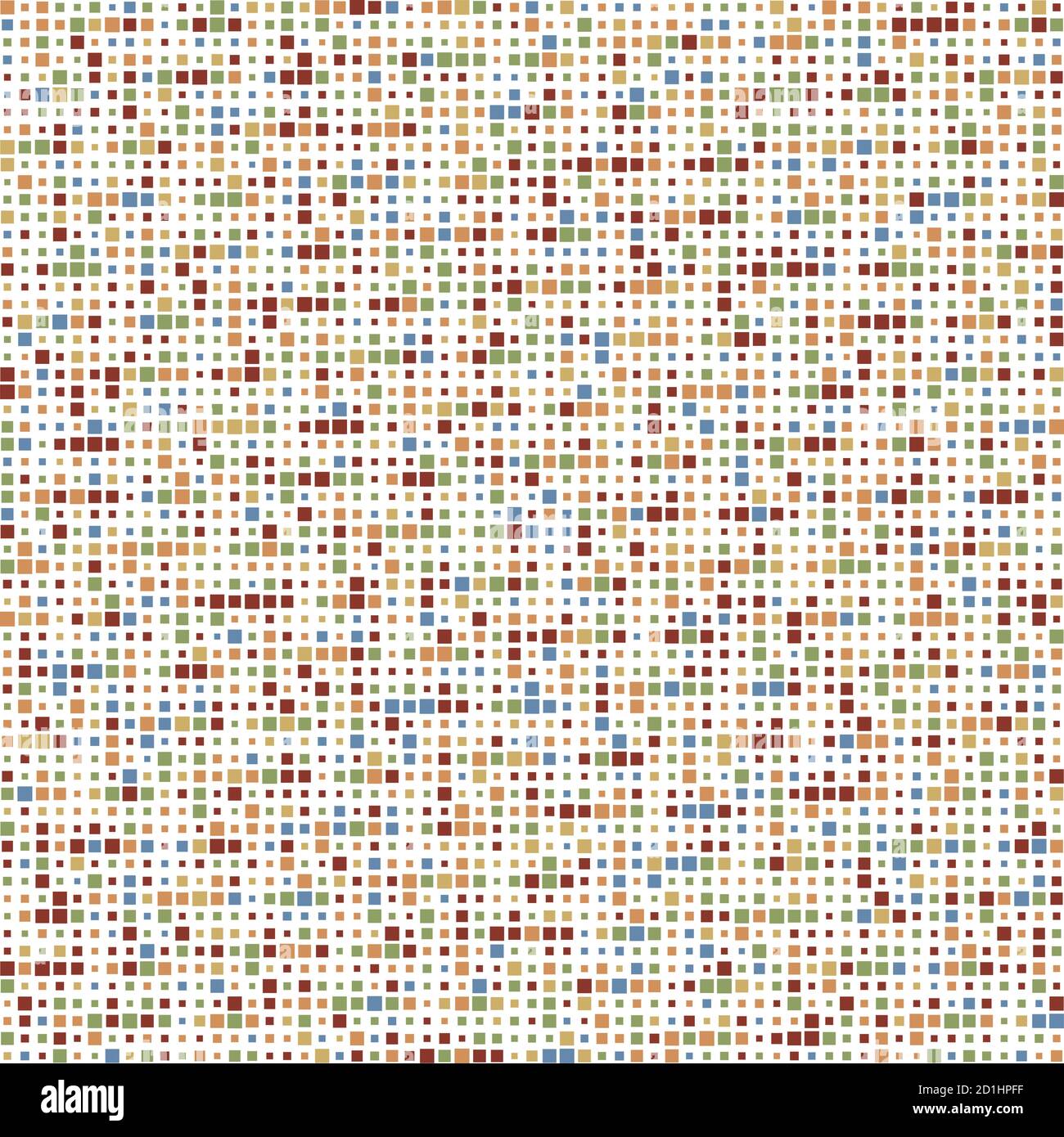 Cube, square geometric halftone. Square, cubic vector illustration ...