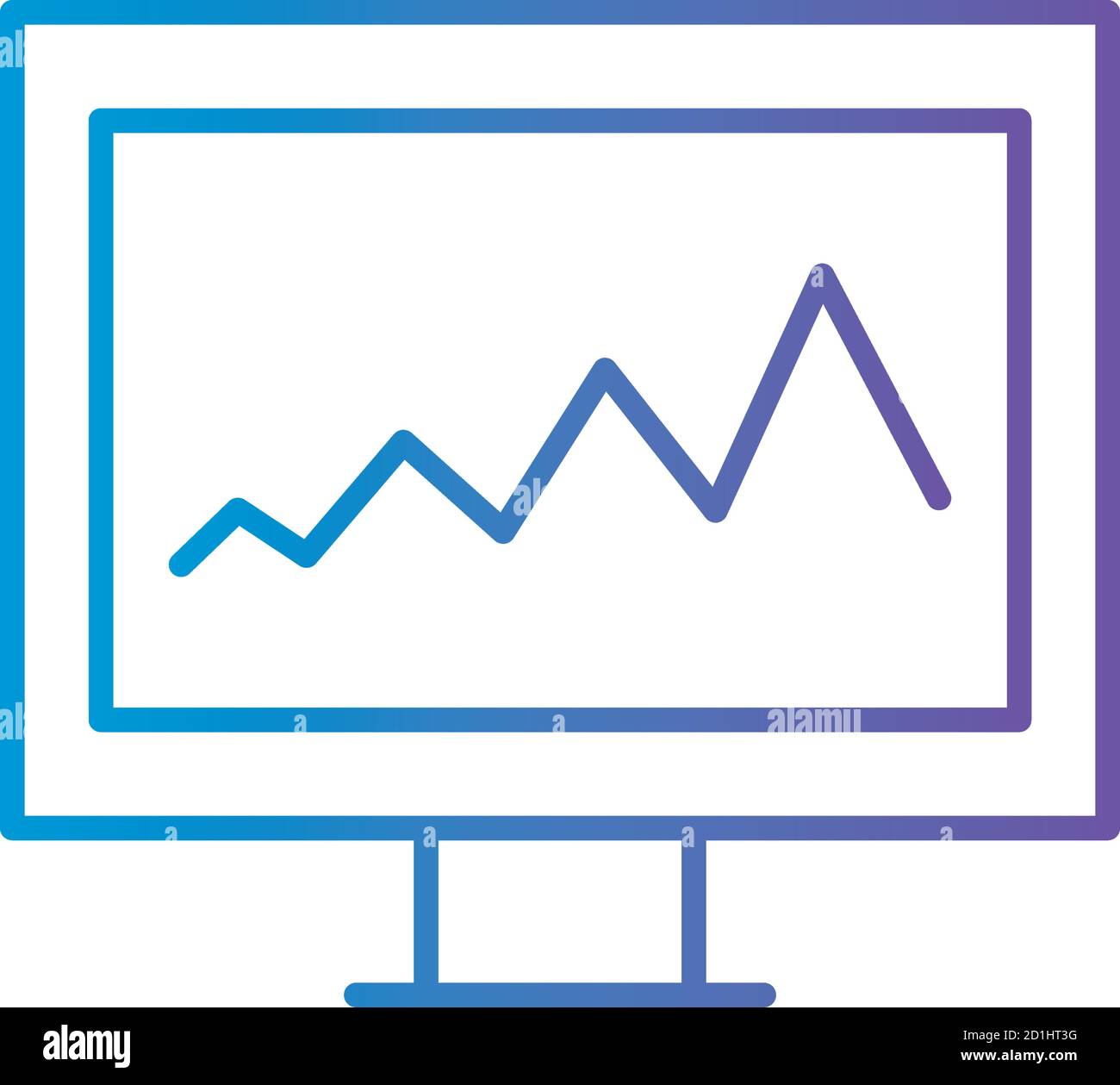 Infographic chart infochart laptop Stock Vector Images - Alamy