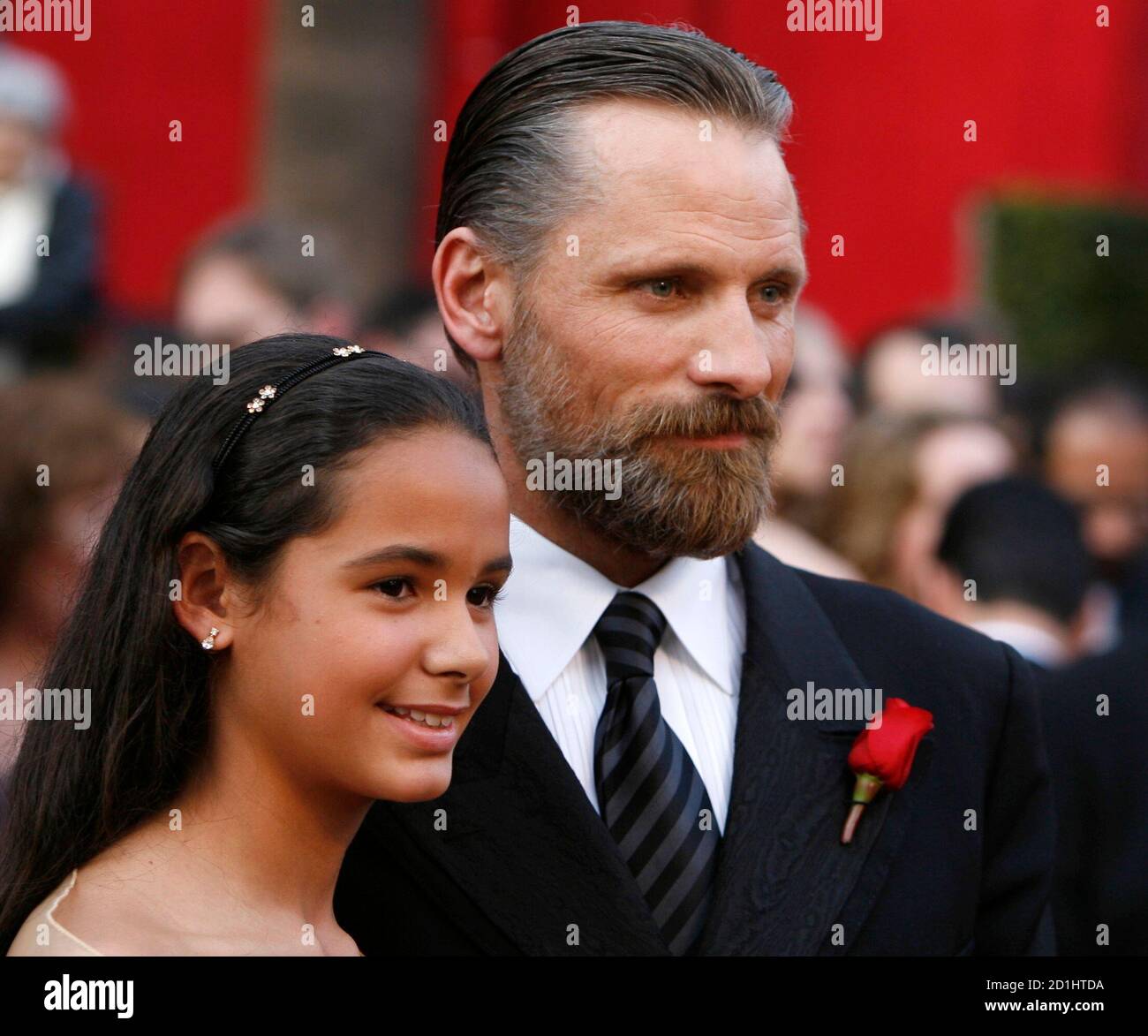 Viggo mortensen and his niece hi-res stock photography and images - Alamy