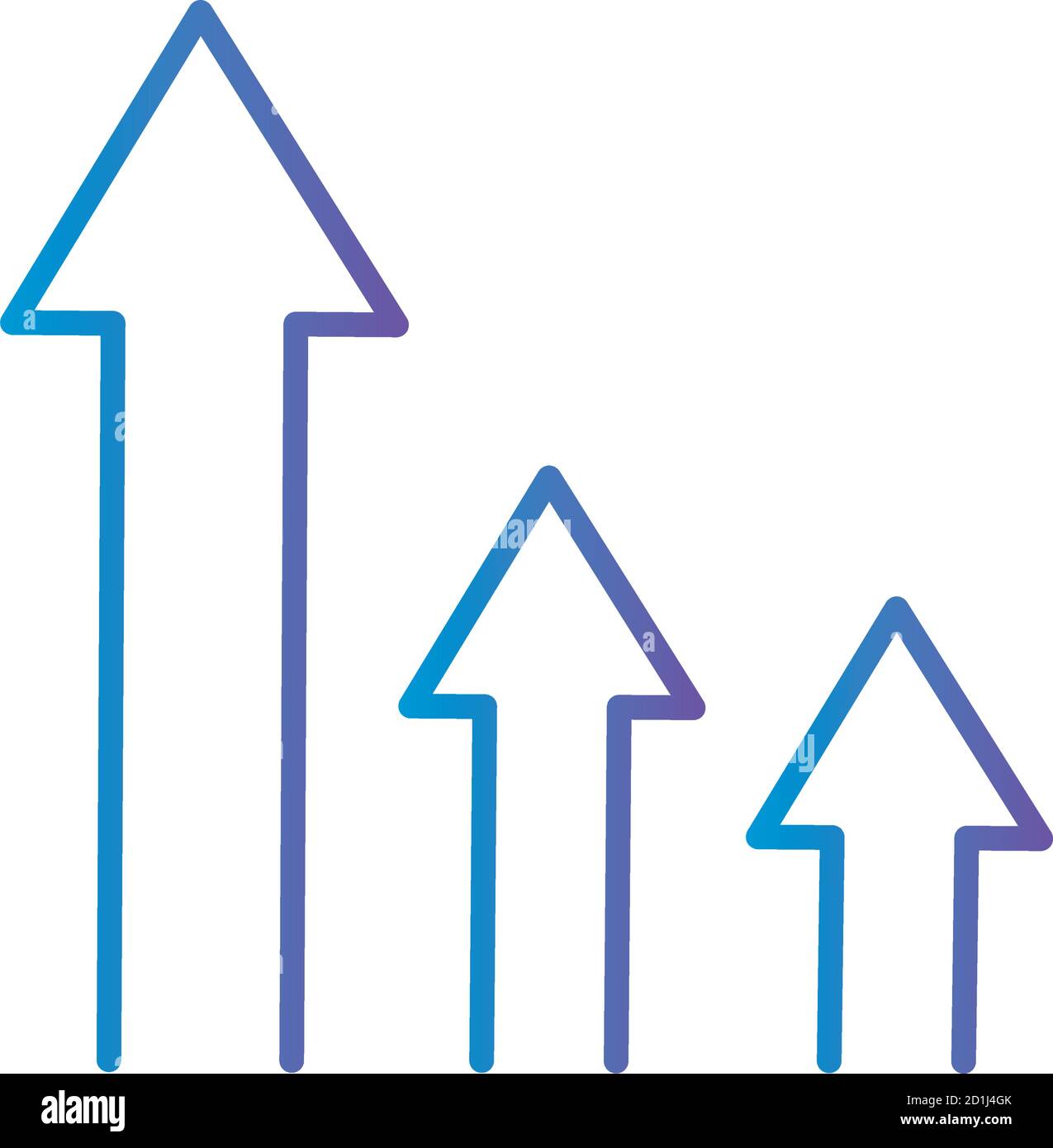 Increase arrows Stock Vector Images - Alamy