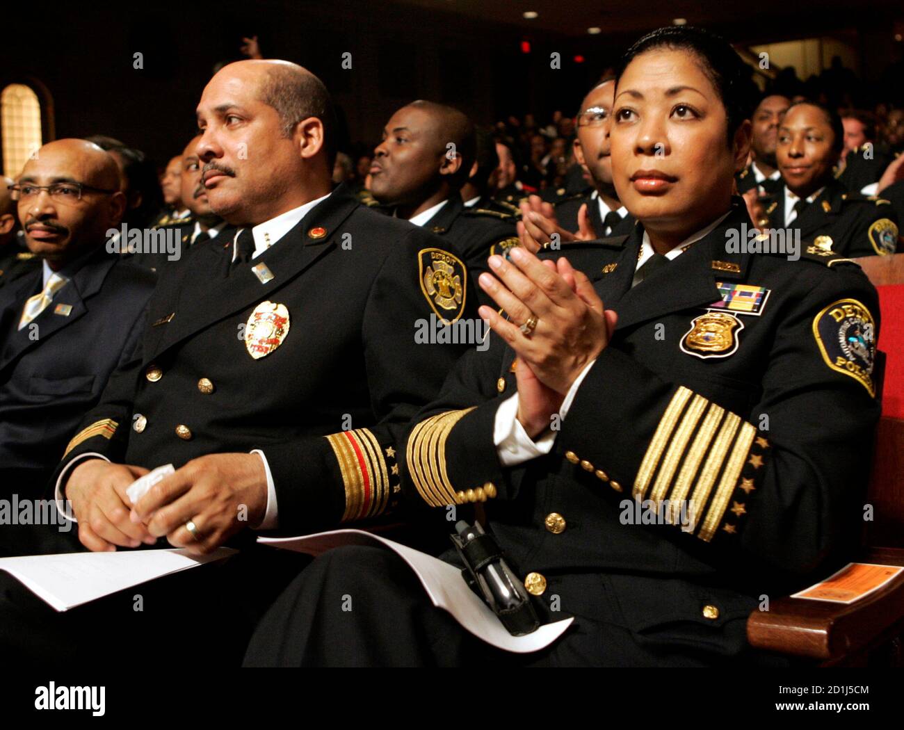 Detroit police chief hi-res stock photography and images - Alamy