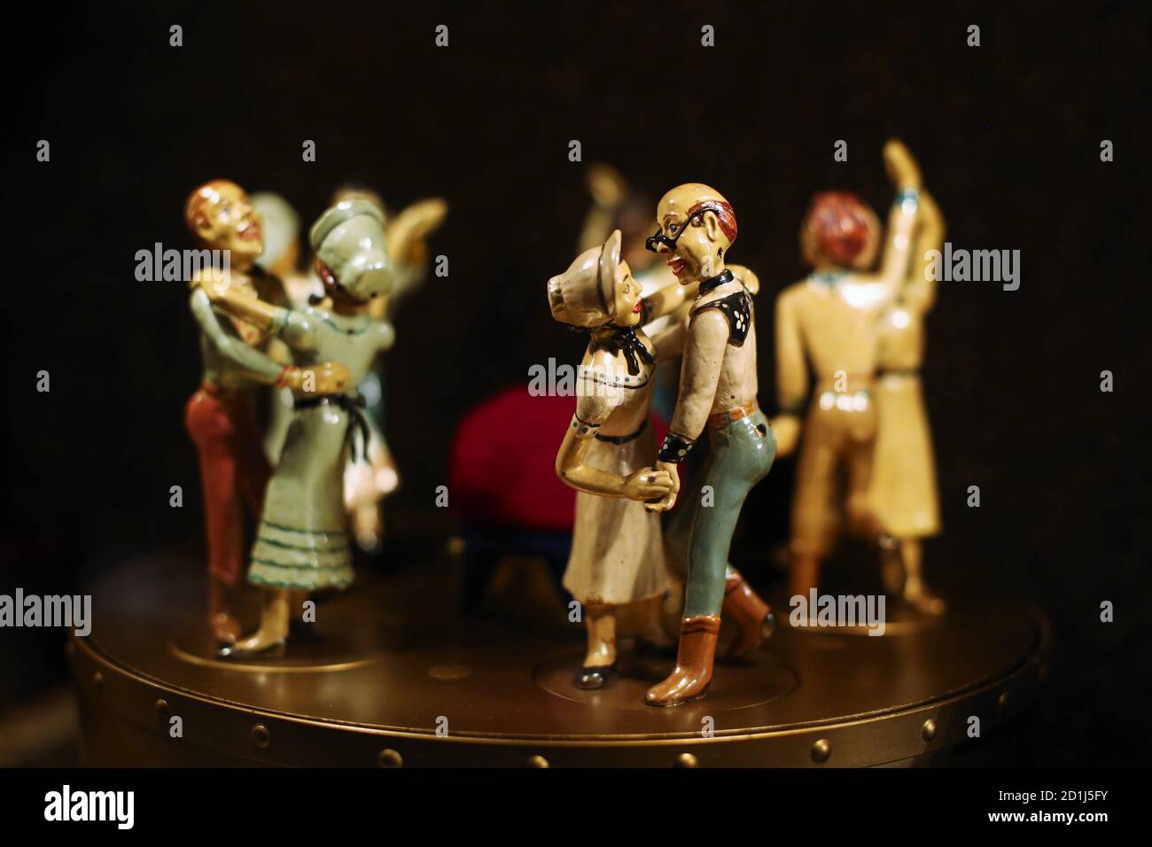 Antique figurines of couples dancing Stock Photo - Alamy