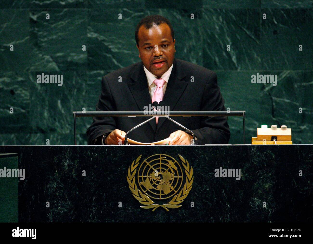 King mswati iii of swaziland hi-res stock photography and images - Alamy