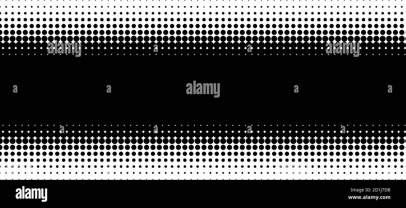 Wide format and rectangular,rectangle horizontal,linear halftone vector ...
