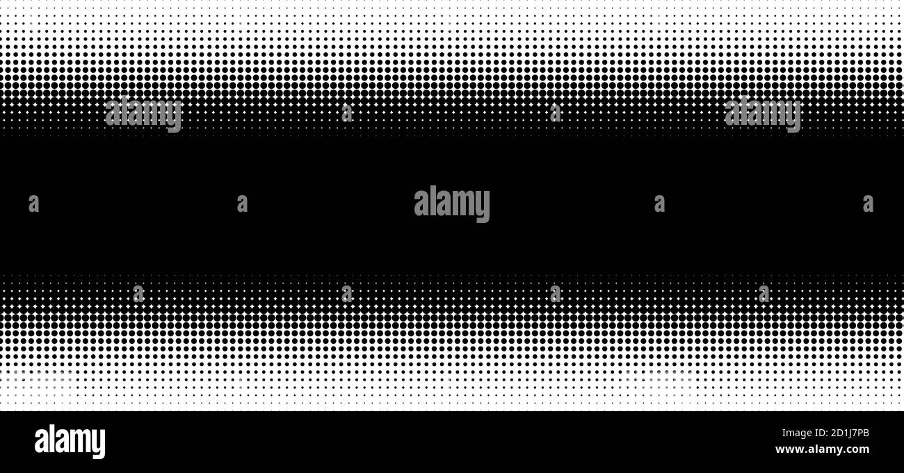 Wide format and rectangular,rectangle horizontal,linear halftone vector ...