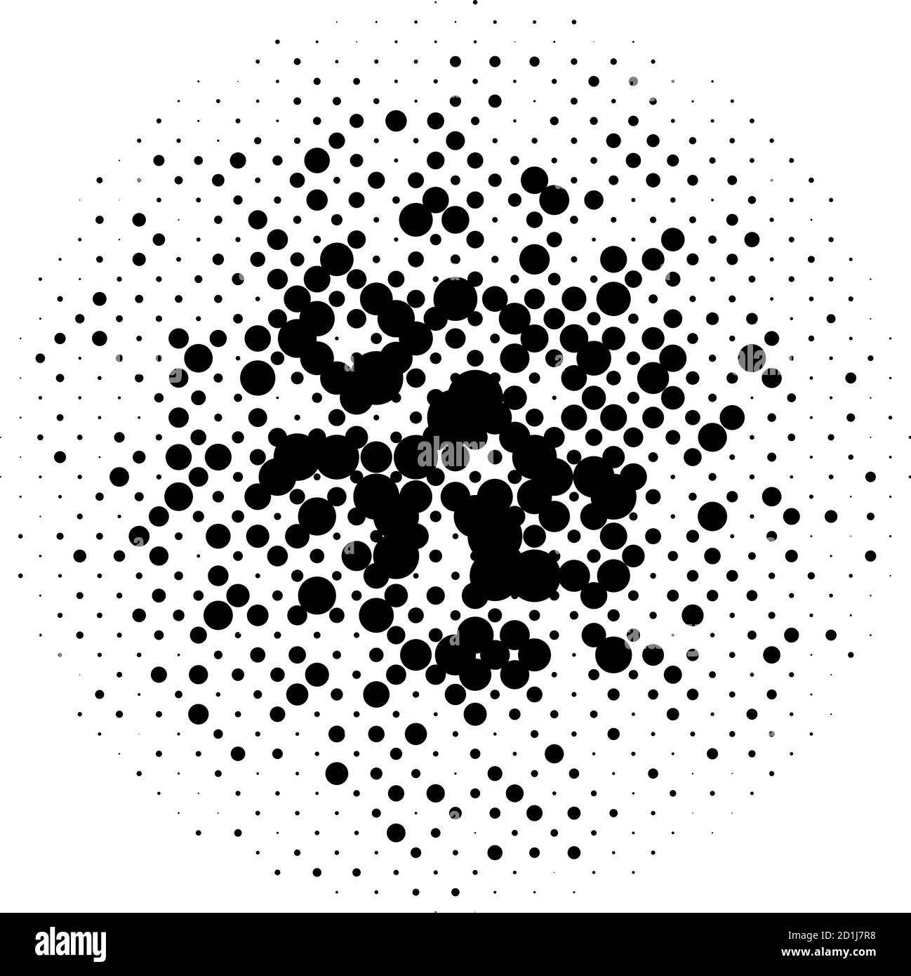 Random dots, circles, speckles pattern. Freckle, stipple-stippling ...