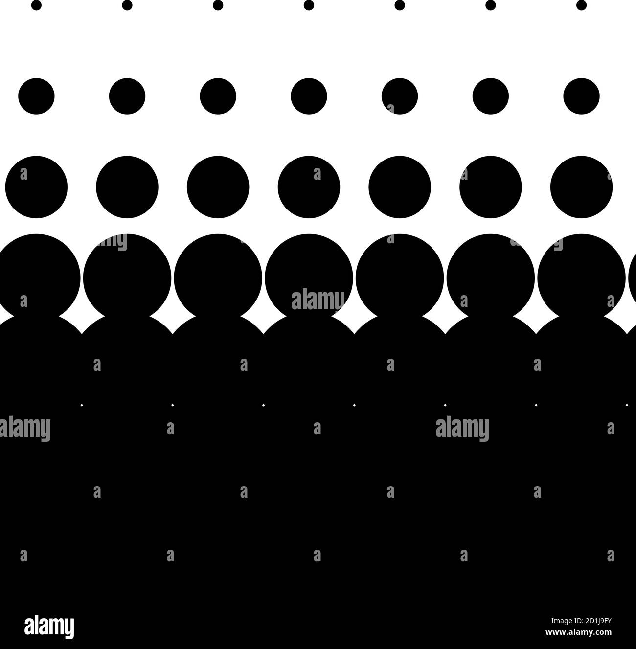 Linear, horizontal halftone vector pattern, texture. Circles, dots ... Linear, horizontal halftone vector pattern, texture. Circles, dots ...