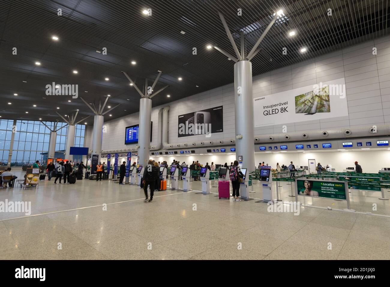 Interior of Porto Alegre International Airport new check-in hall ...