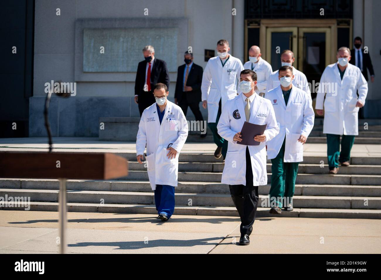 Press Conference at Walter Reed National Military Medical Center ...
