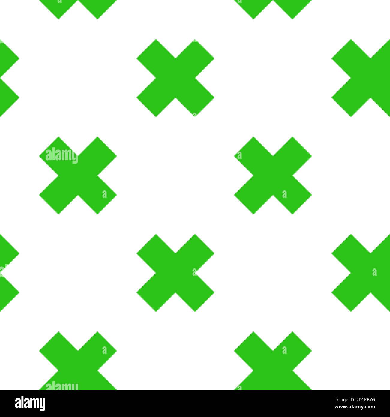 Repeatable green cross sign, mark, symbol for medical, healthcare ...