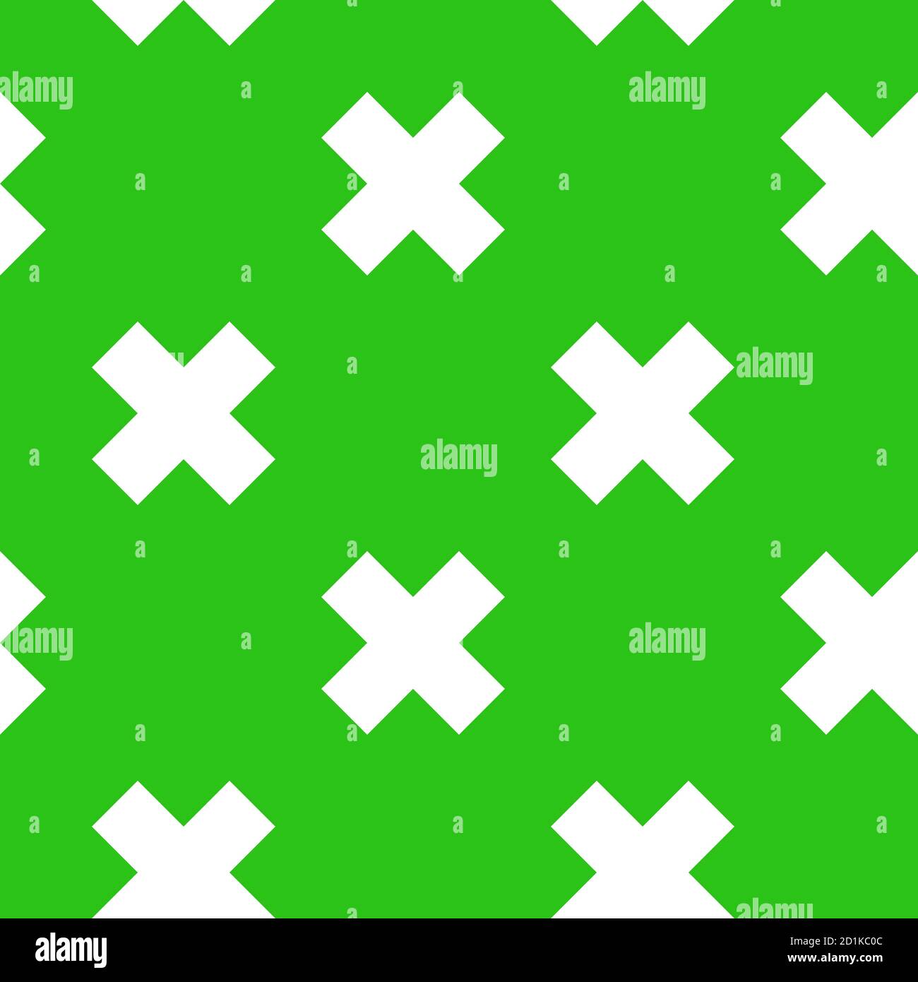 Repeatable green cross sign, mark, symbol for medical, healthcare ...