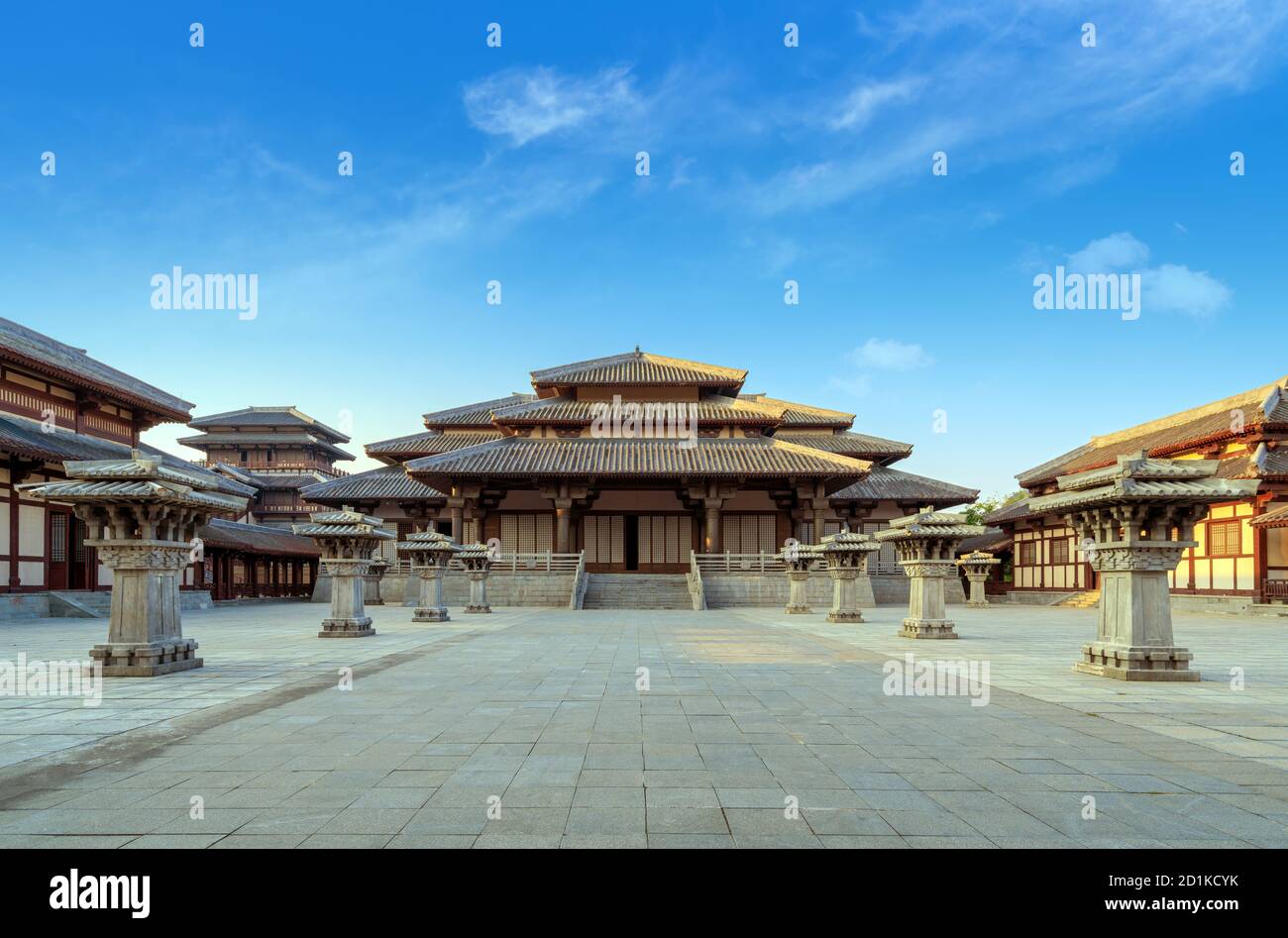 Qin and Han ancient city park, Guizhou, China Stock Photo - Alamy