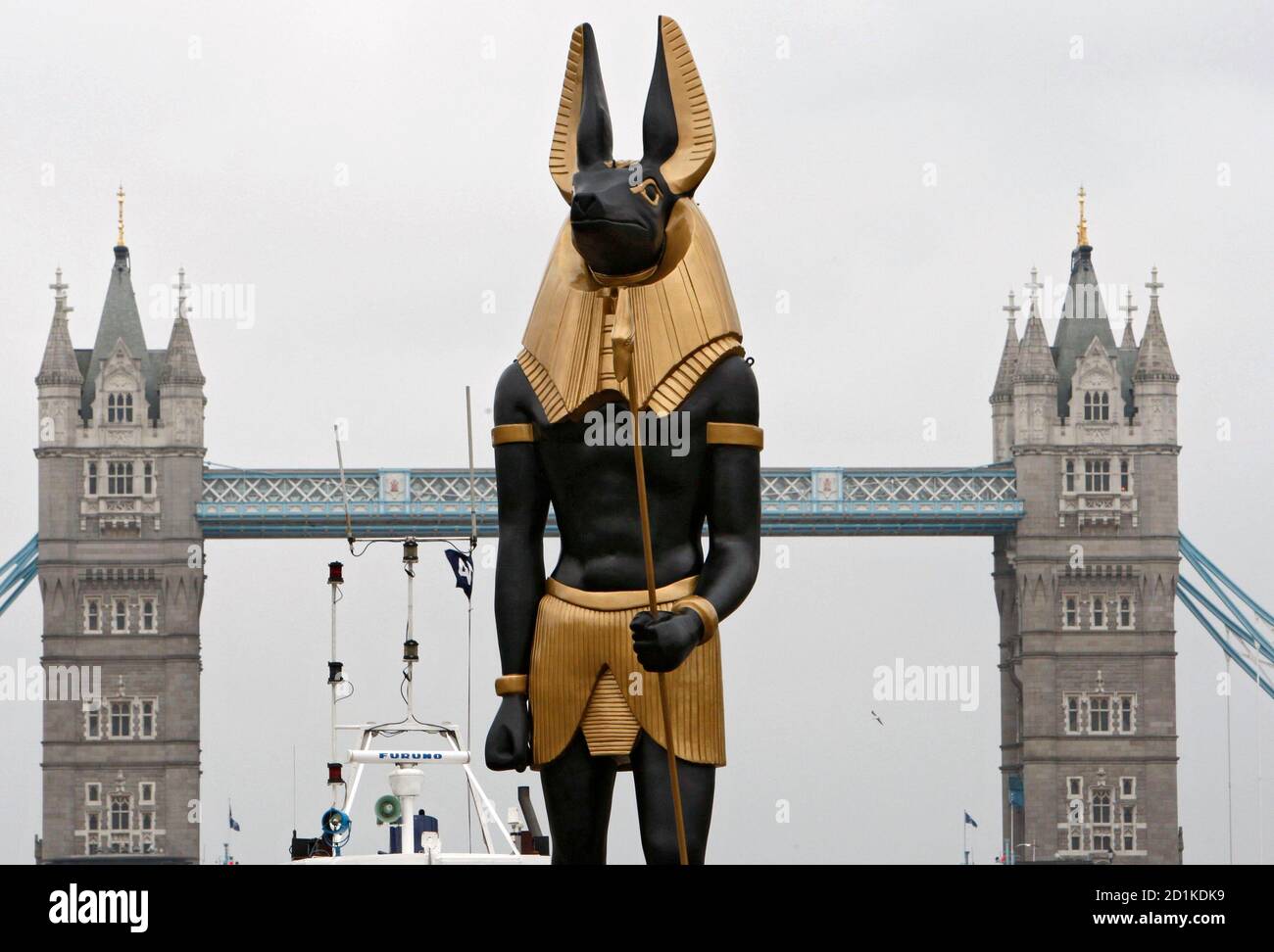 Anubis egyptian replica hi-res stock photography and images - Alamy