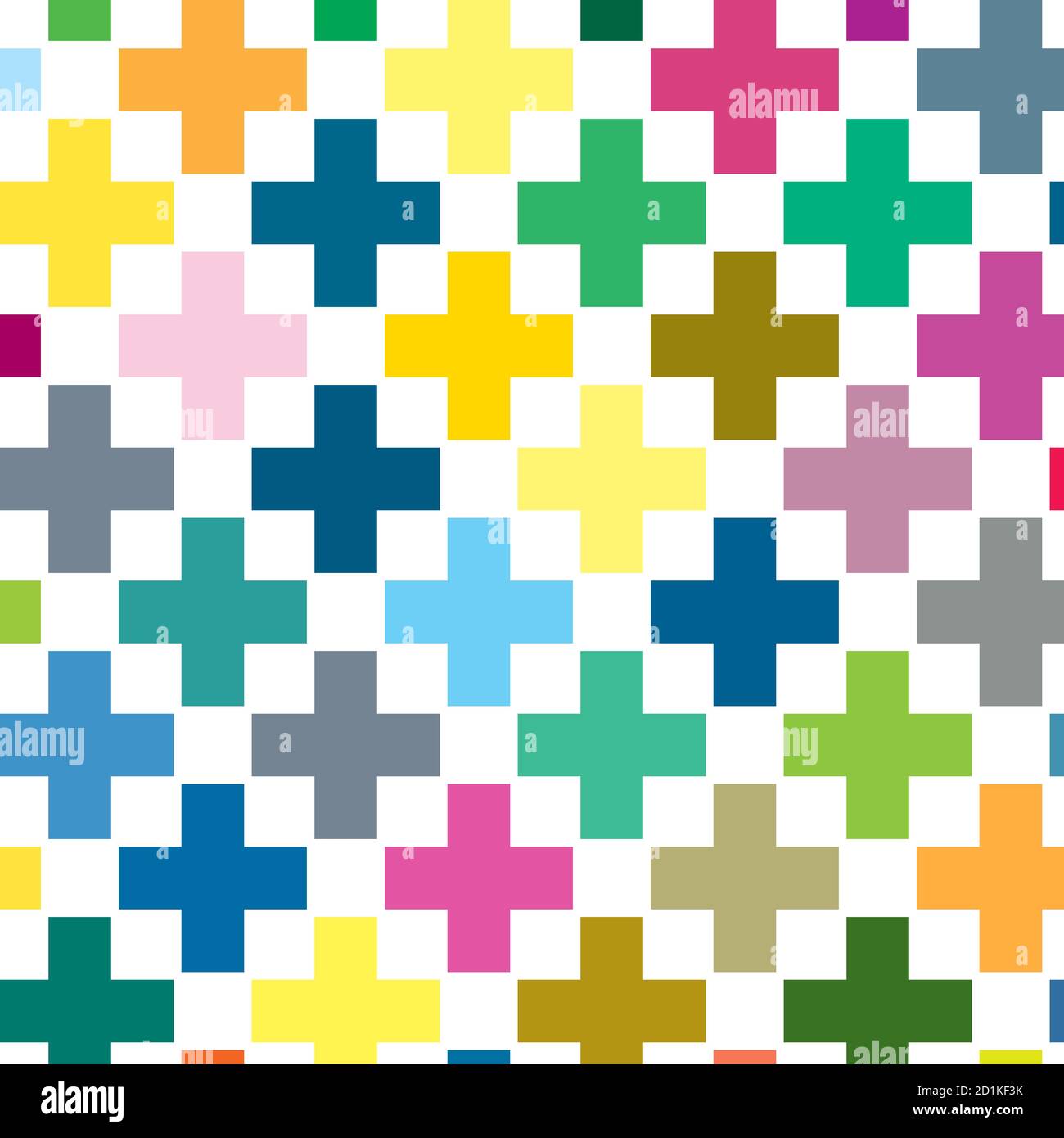 Cross, plus sign geometric seamlessly repeatable pattern, background ...