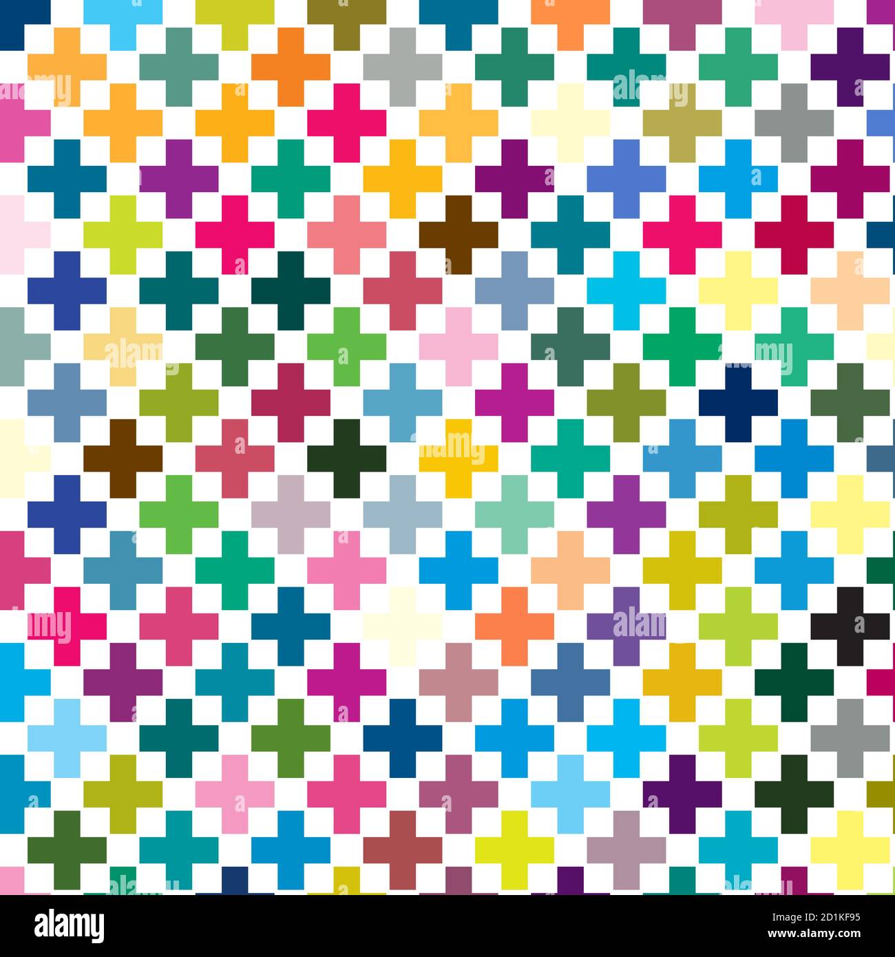 Cross, plus sign geometric seamlessly repeatable pattern, background ...