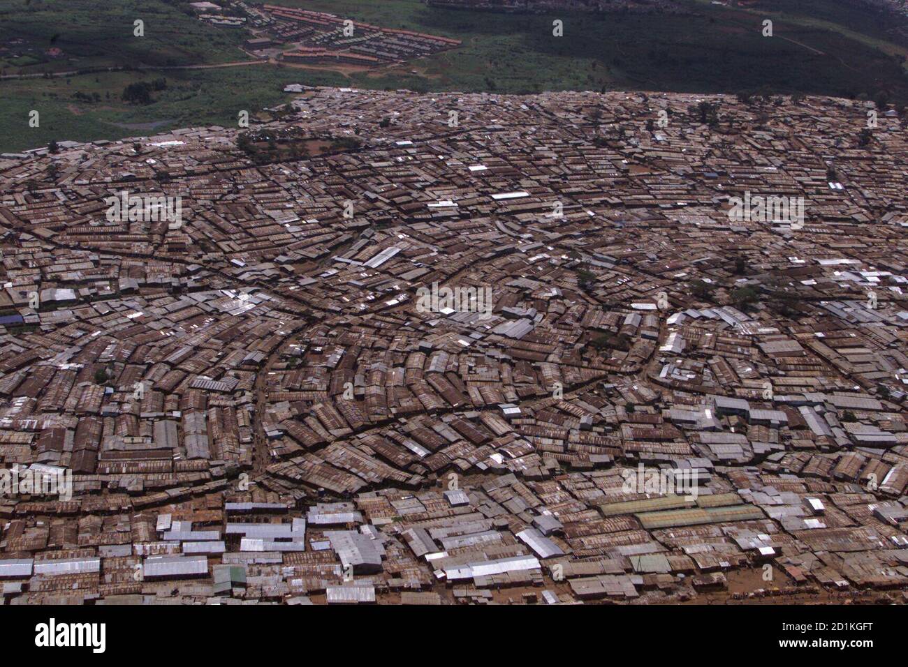 Kibera nairobi slum aerial hi-res stock photography and images - Alamy