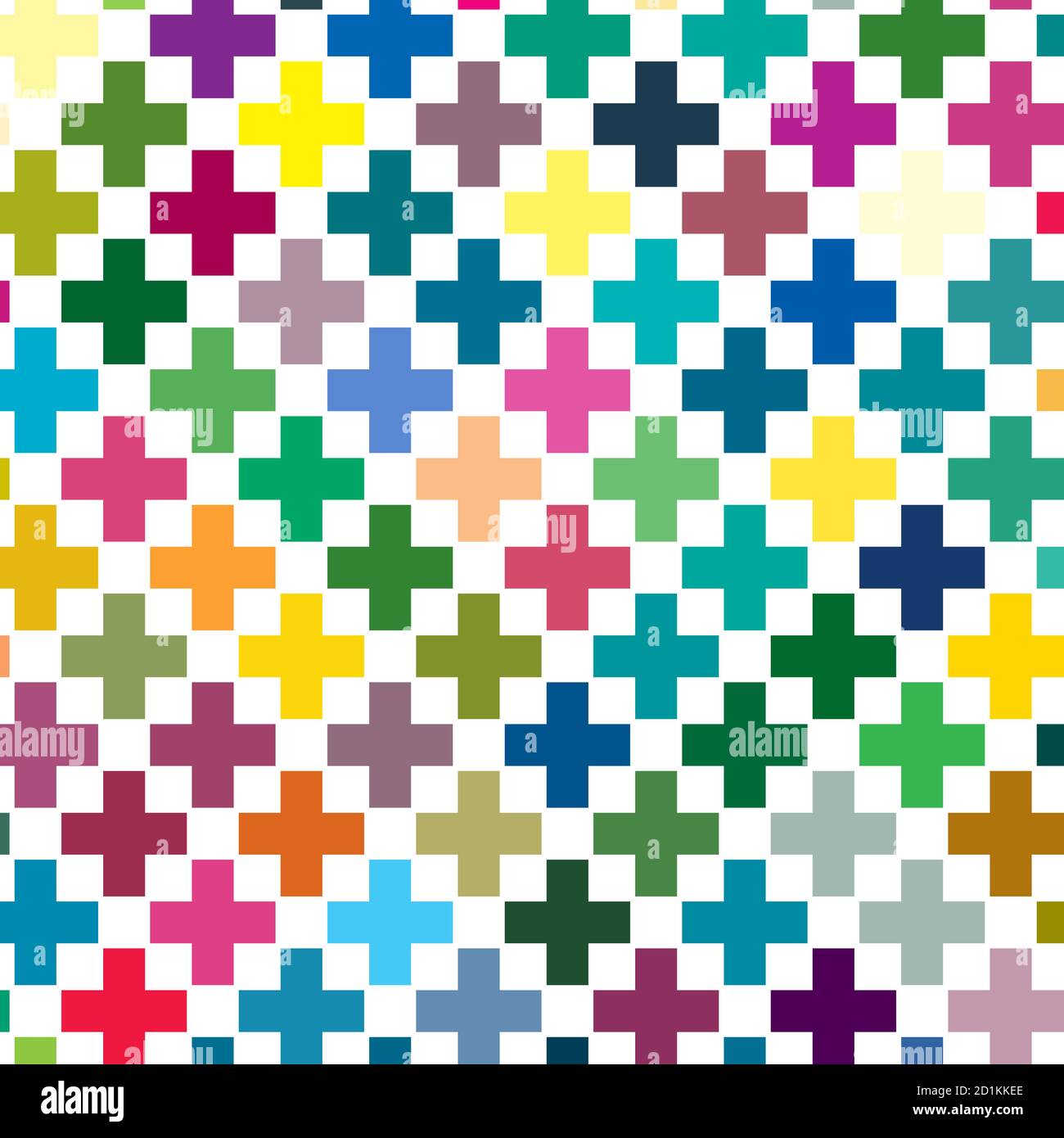 Cross, plus sign geometric seamlessly repeatable pattern, background ...