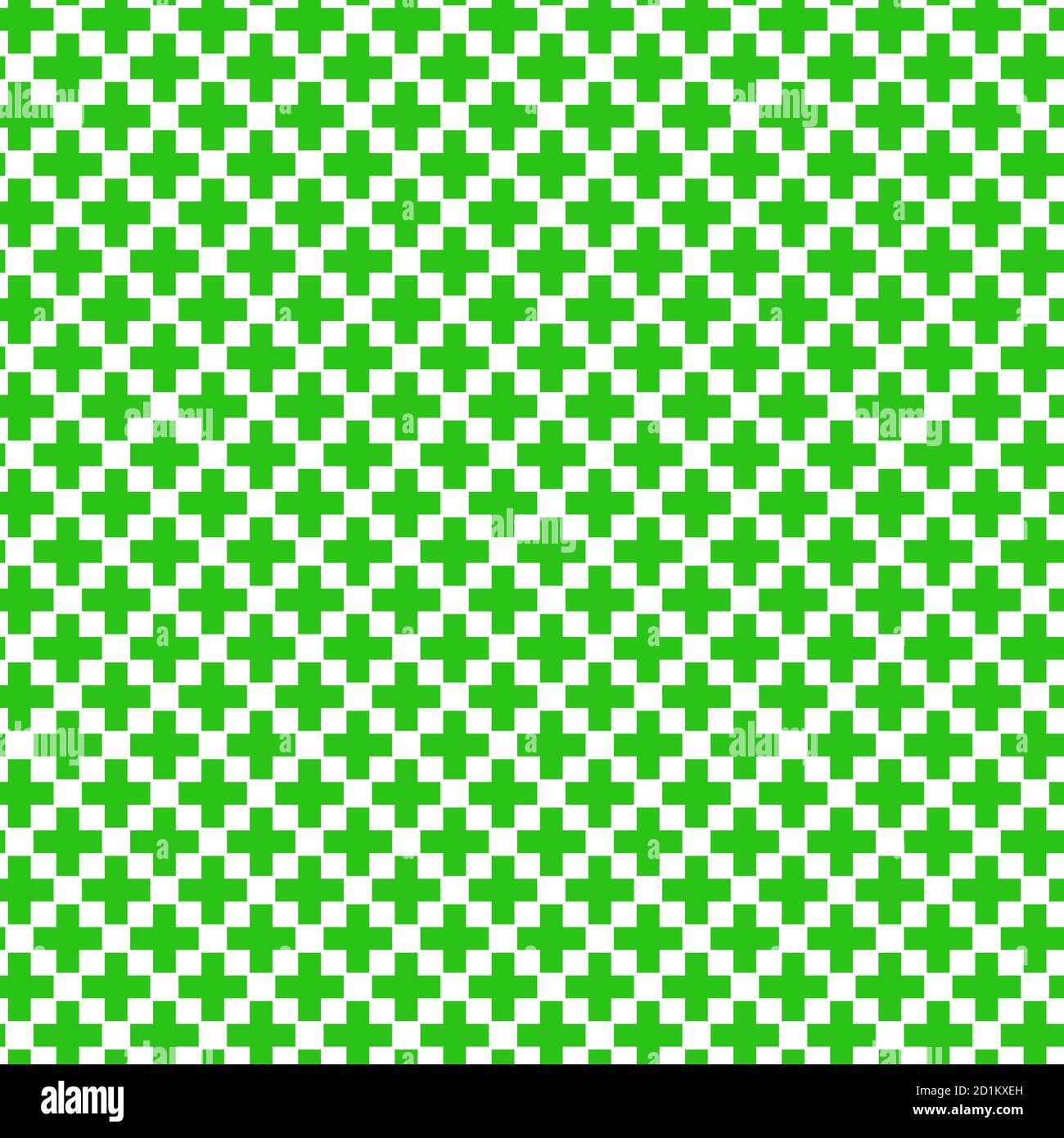 Repeatable green cross sign, mark, symbol for medical, healthcare ...