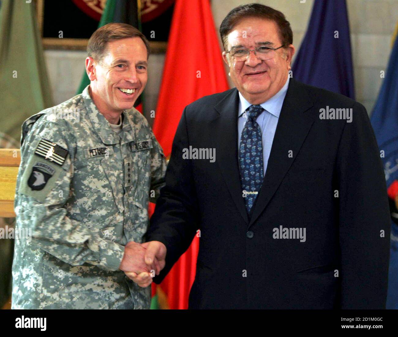 Defence minister abdul rahim hands hi-res stock photography and images ...