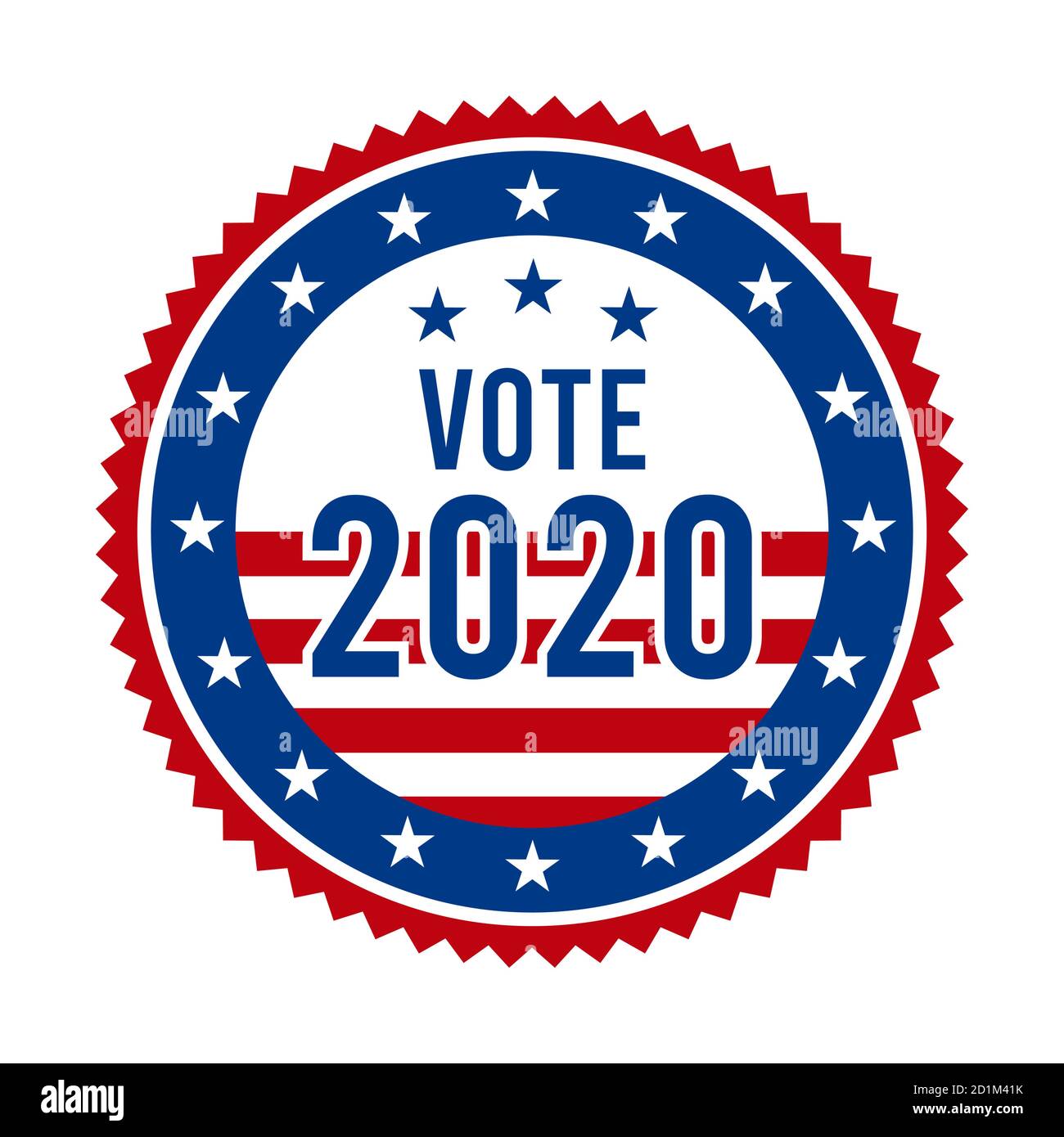 2020 Presidential Election Vote Badge - United States of America. USA ...