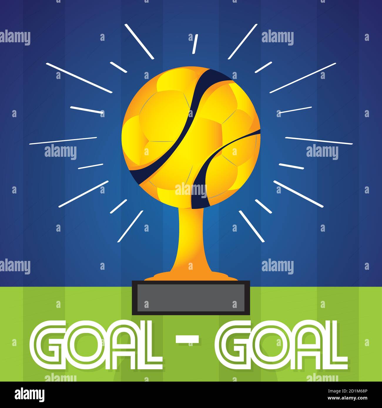 Soccer champion trophy. World cup - Vector illustration Stock Vector ...