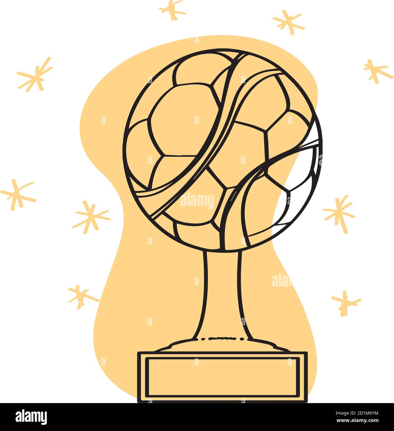 Soccer champion trophy. World cup - Vector illustration Stock Vector ...