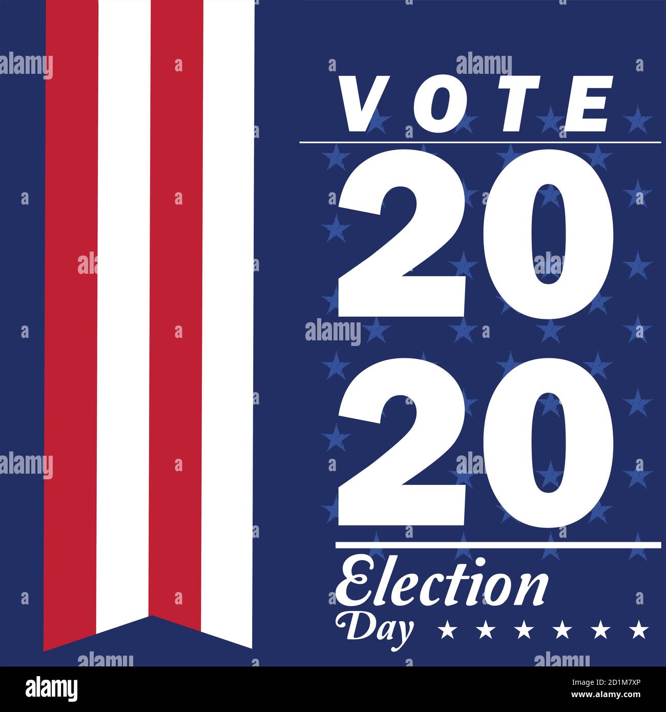 USA election day poster. Vote 2020 - Vector illustration Stock Vector ...