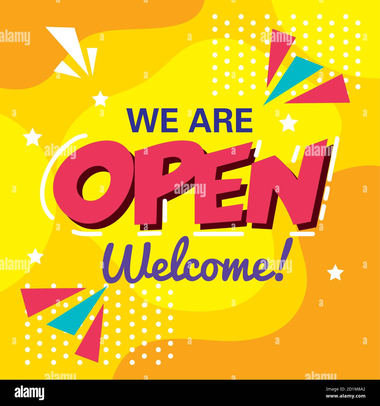 Reopen for market Stock Vector Images - Alamy