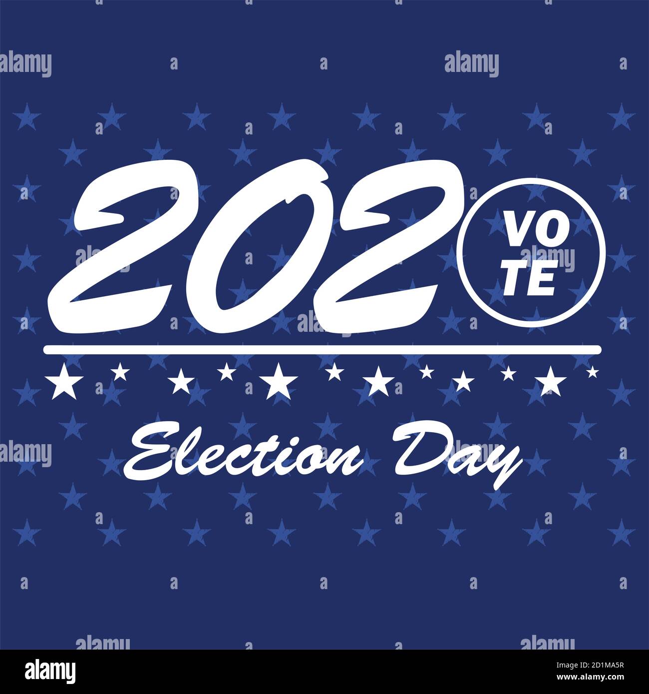 USA election day poster. Vote 2020 - Vector illustration Stock Vector ...