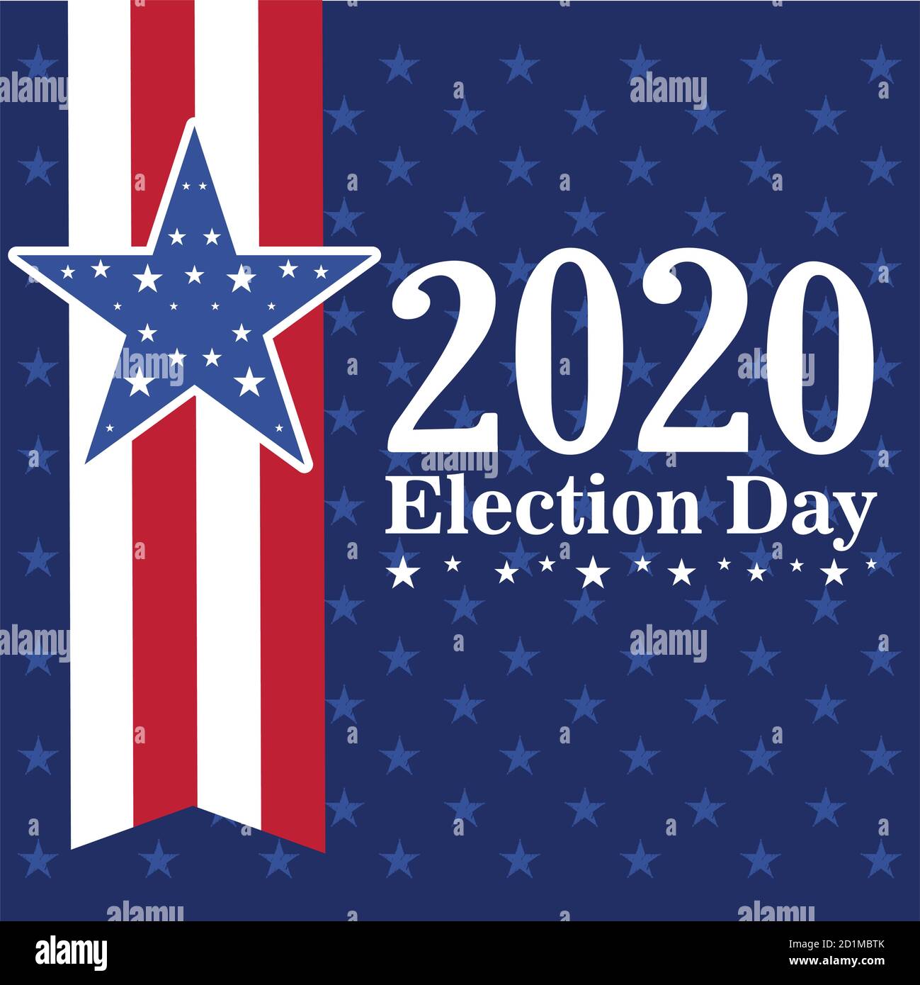 USA election day poster. Vote 2020 - Vector illustration Stock Vector ...