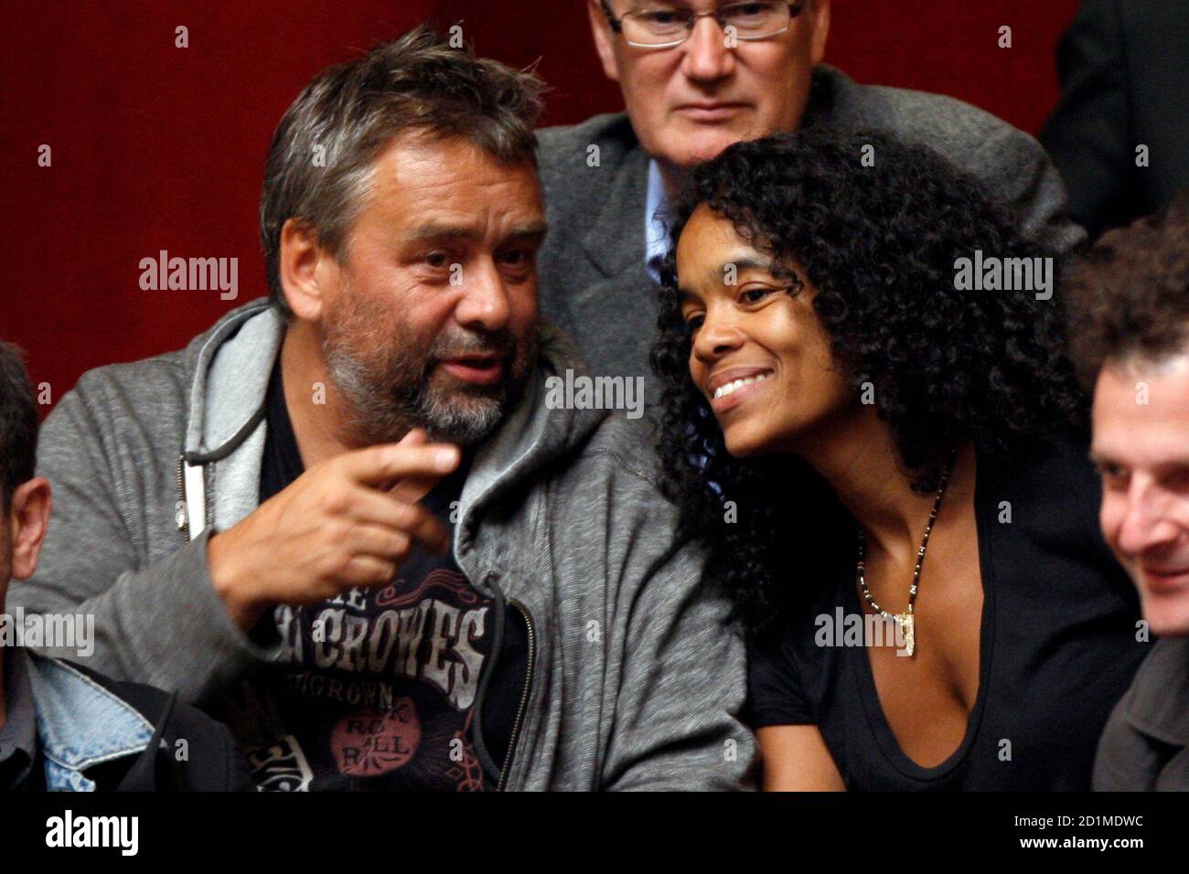 Luc besson and wife virginie silla hi-res stock photography and images ...