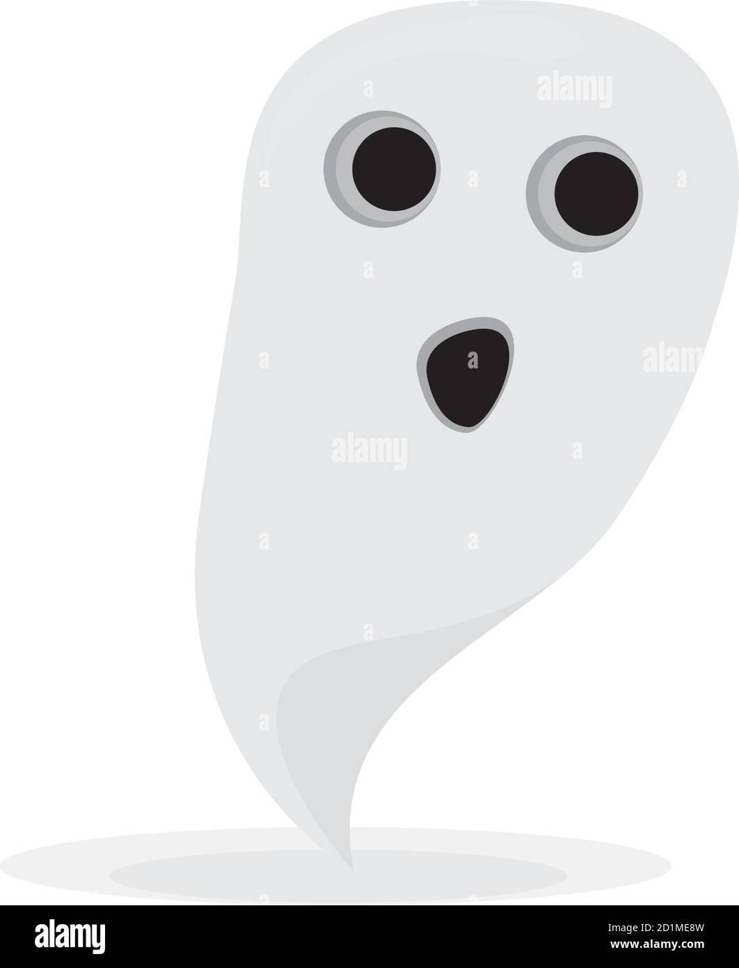 Scary ghost icon. Halloween holiday - Vector illustration Stock Vector ...