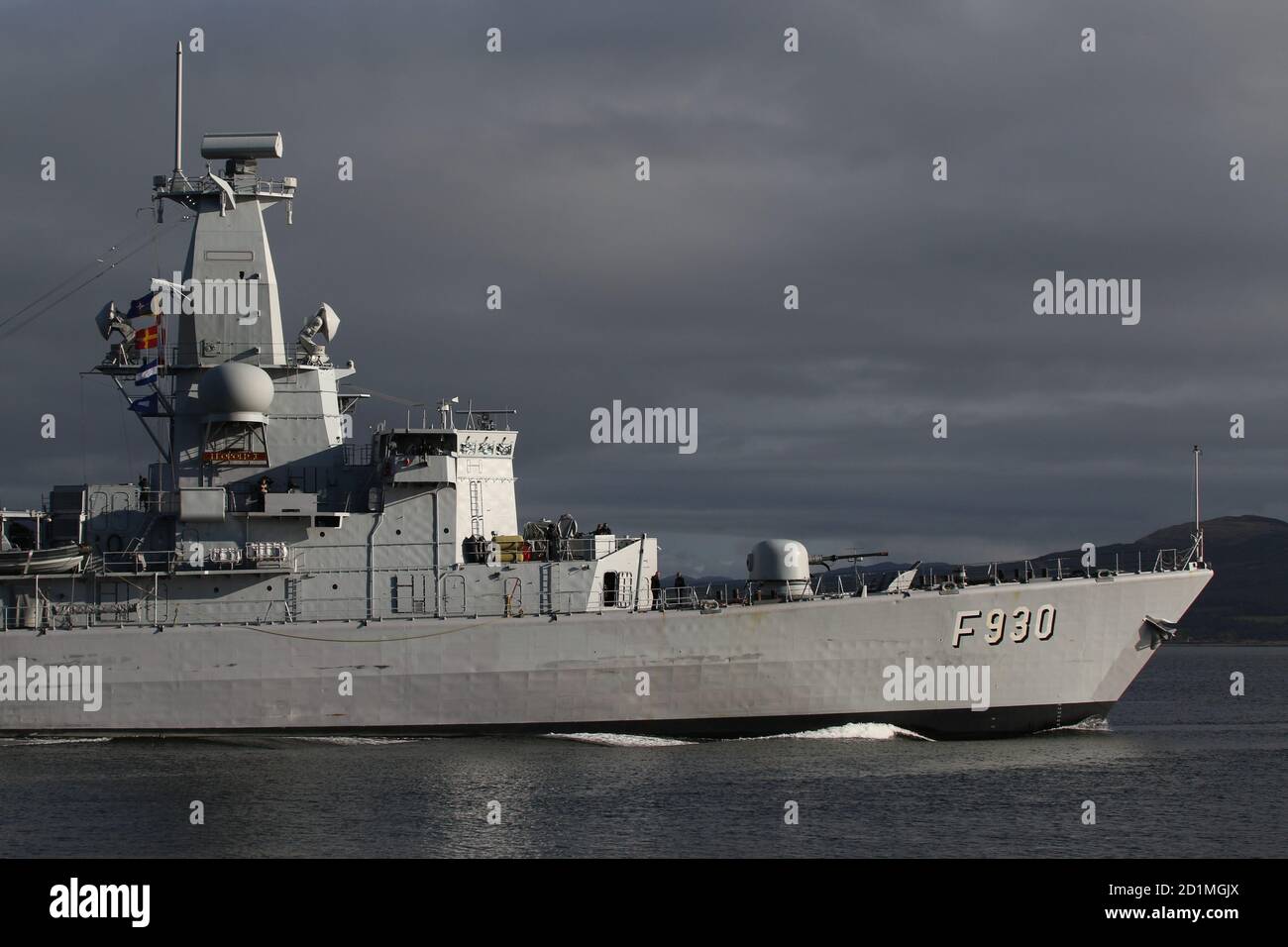 BNS Leopold I (F930), a Karel Doorman-class frigate operated by the ...