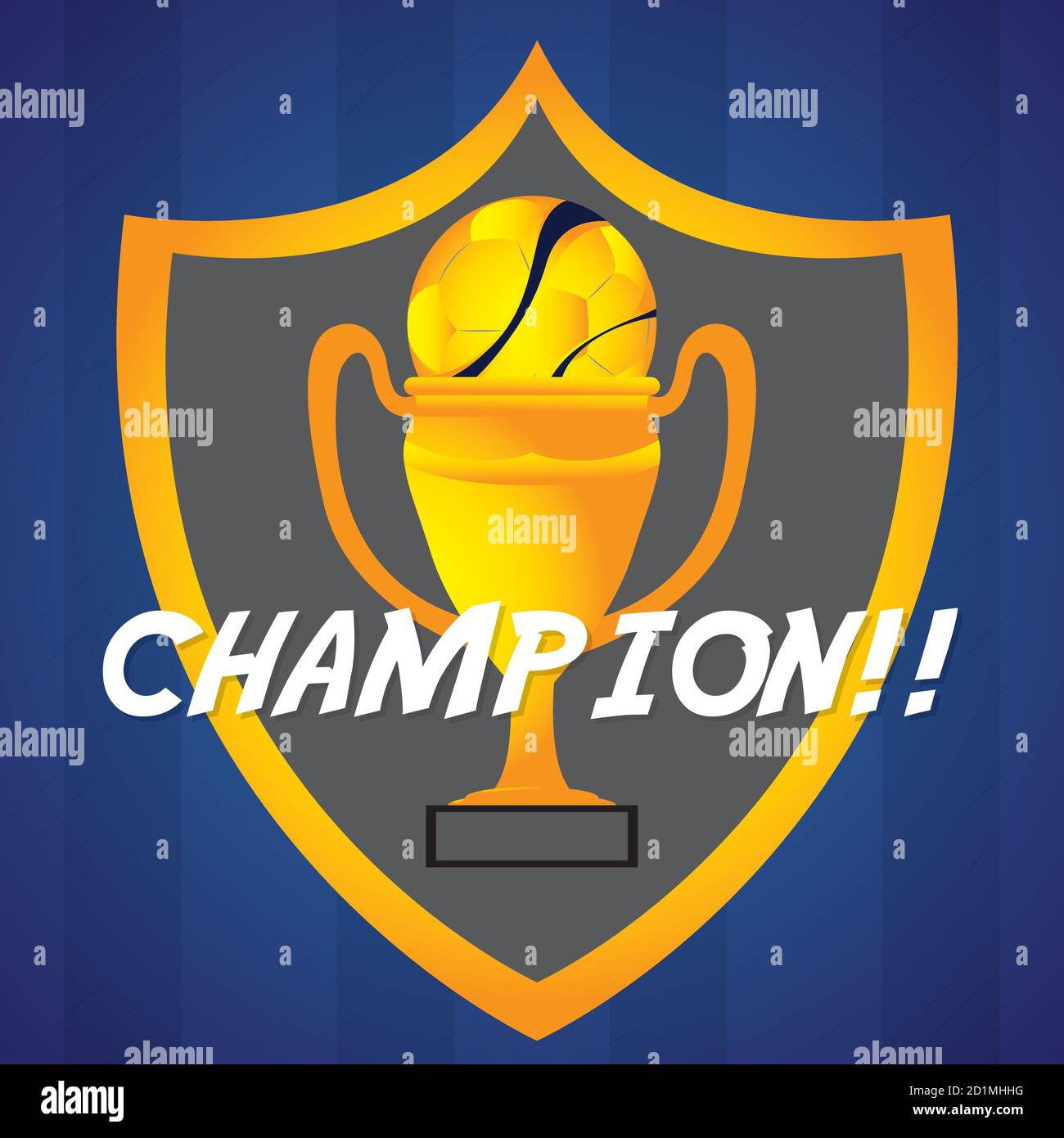 Soccer champion trophy. World cup - Vector illustration Stock Vector ...