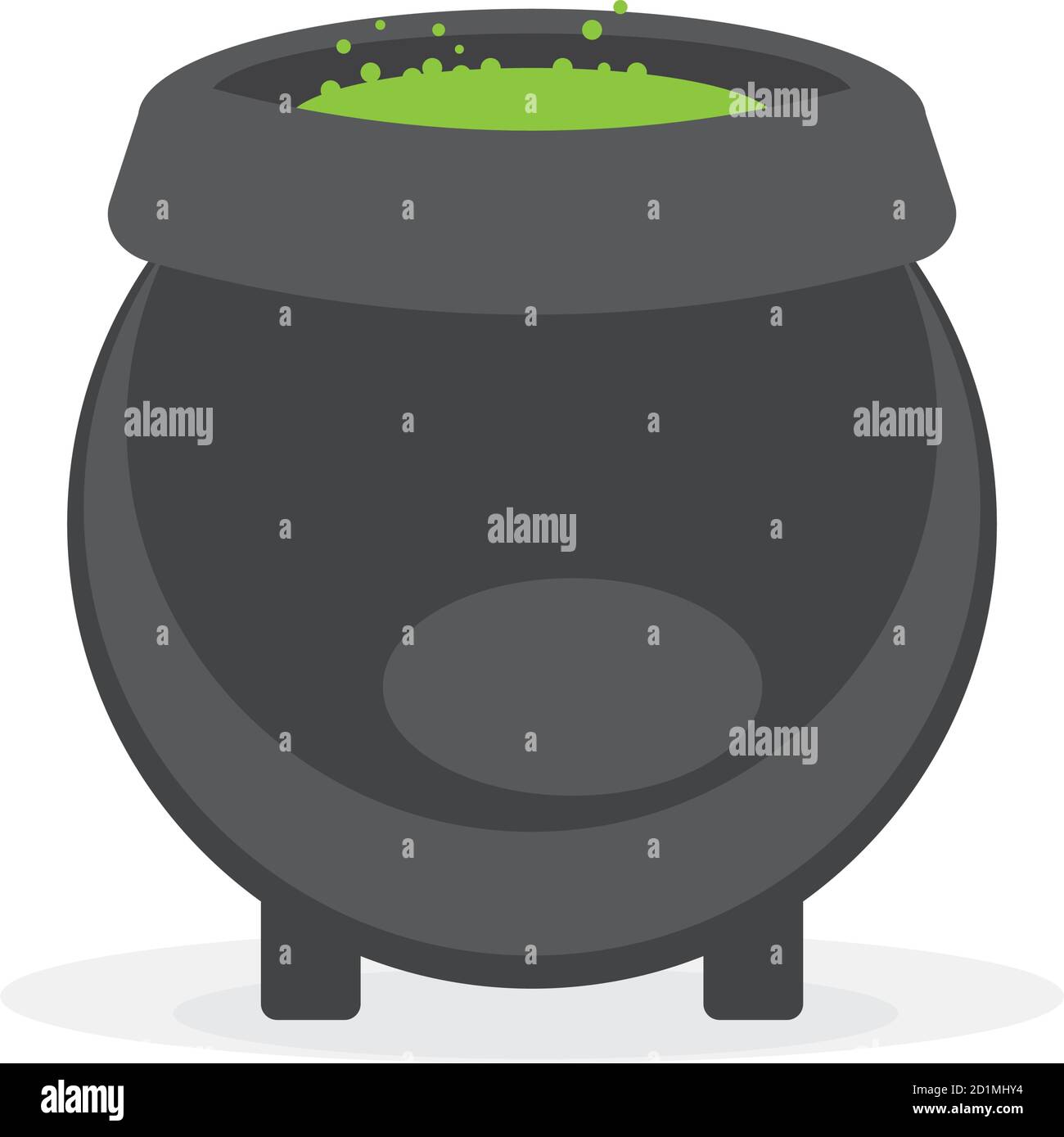 Witch pot icon. Halloween holiday - Vector illustration Stock Vector ...