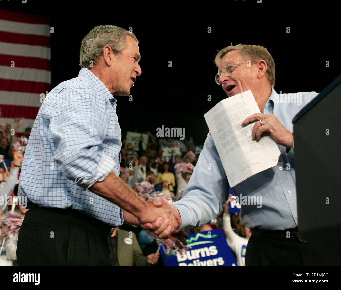 Senator conrad burns hi-res stock photography and images - Alamy