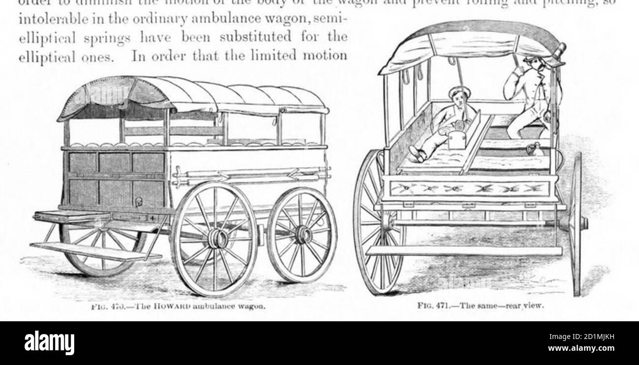 Howard ambulance wagon hi-res stock photography and images - Alamy