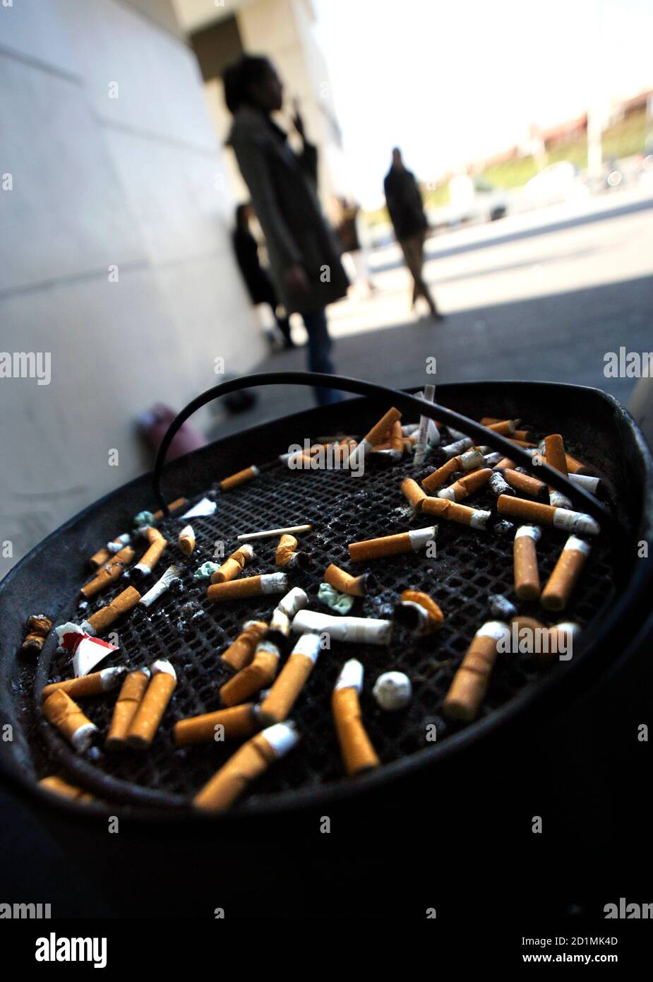 Woman Smoking Outside Office High Resolution Stock Photography and ...