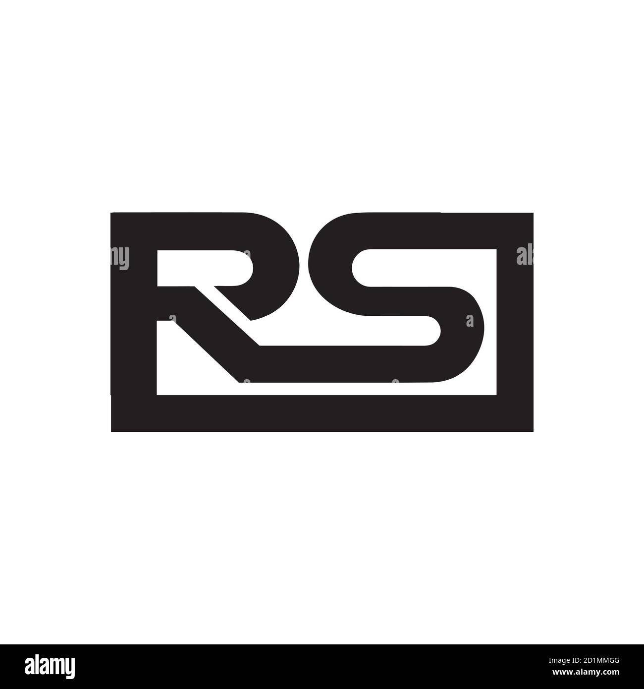Initial letter rs logo or sr logo vector design template Stock Vector ...