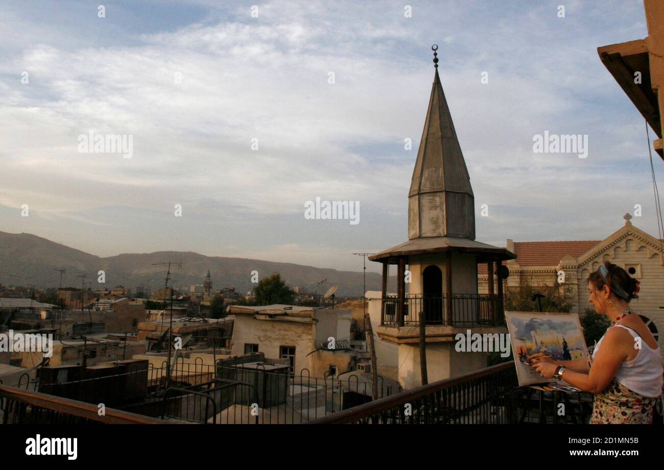 Damascus syria skyline hi-res stock photography and images - Alamy