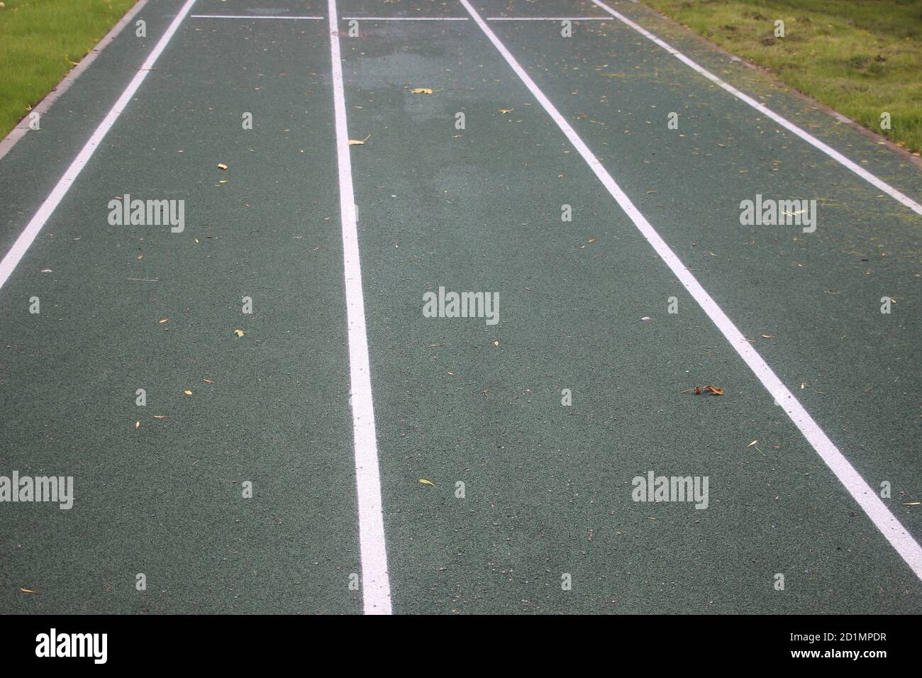 athletic track outdoors for running and for jumping Stock Photo - Alamy