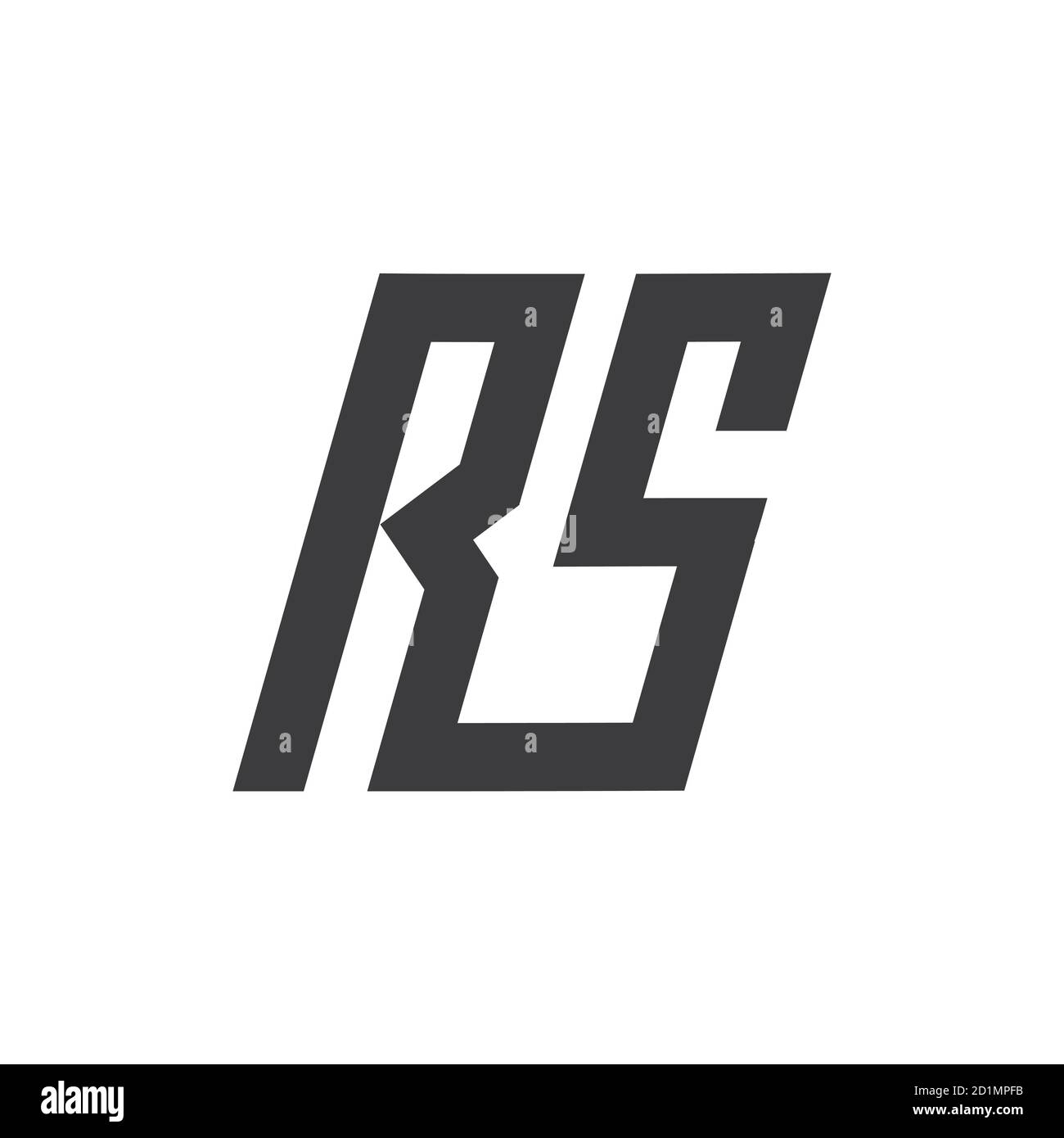 Initial letter rs logo or sr logo vector design template Stock Vector ...