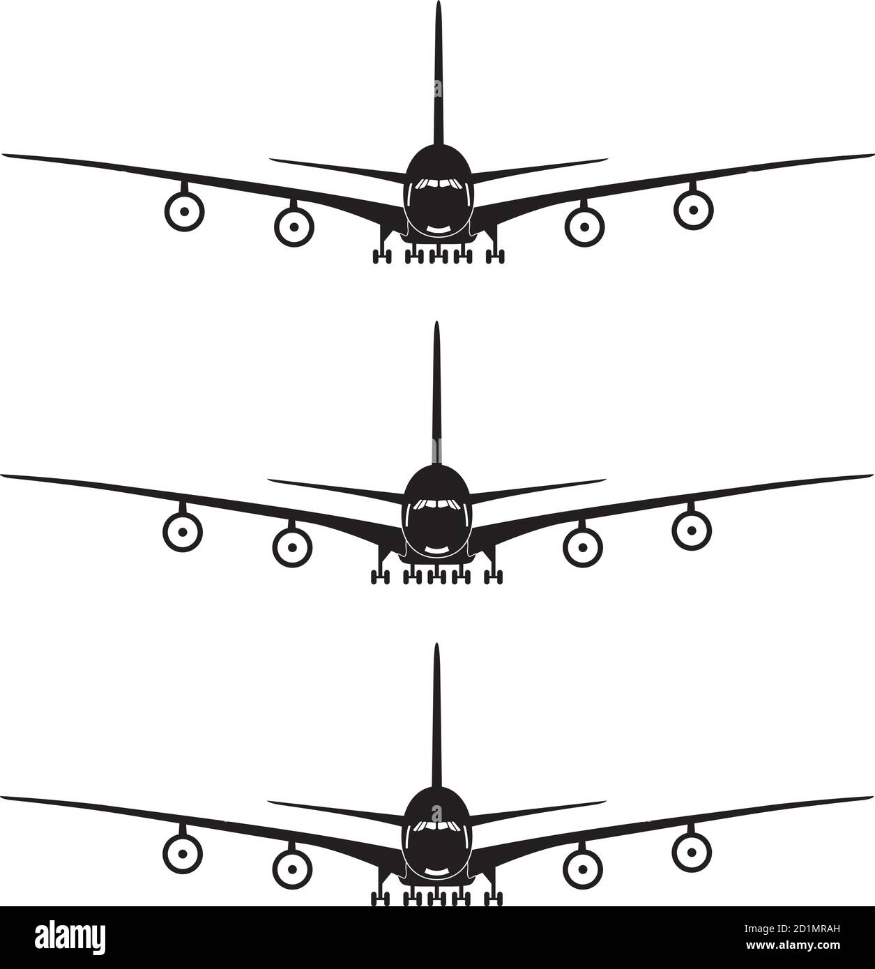 Combat airplane silhouette Stock Vector Images - Alamy