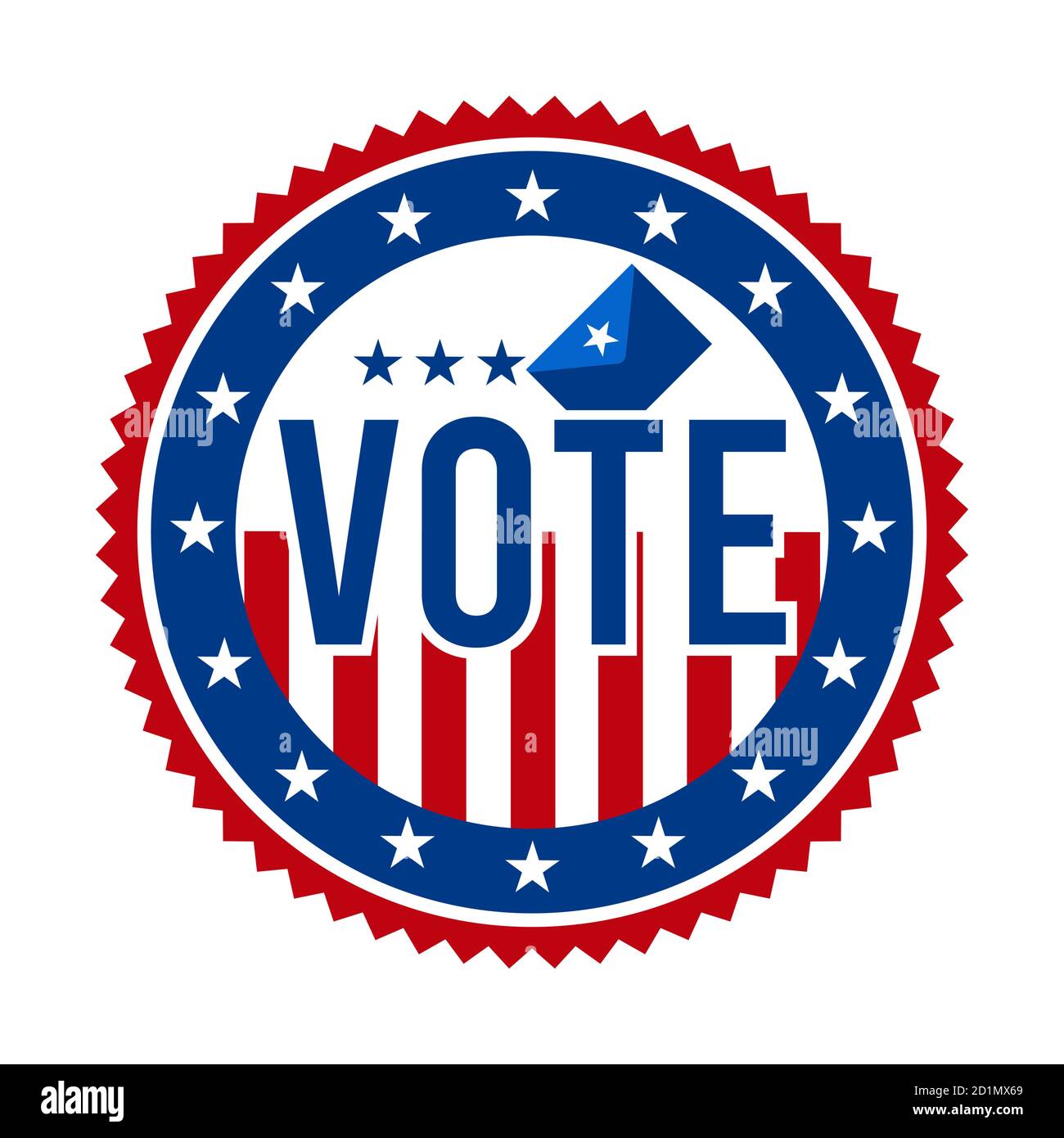 Vote stamp Stock Vector Images - Alamy