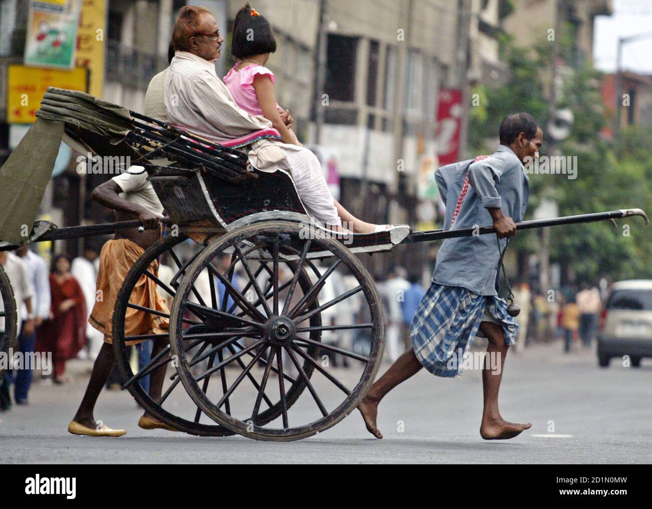 Human Pulled Rickshaw High Resolution Stock Photography and Images - Alamy